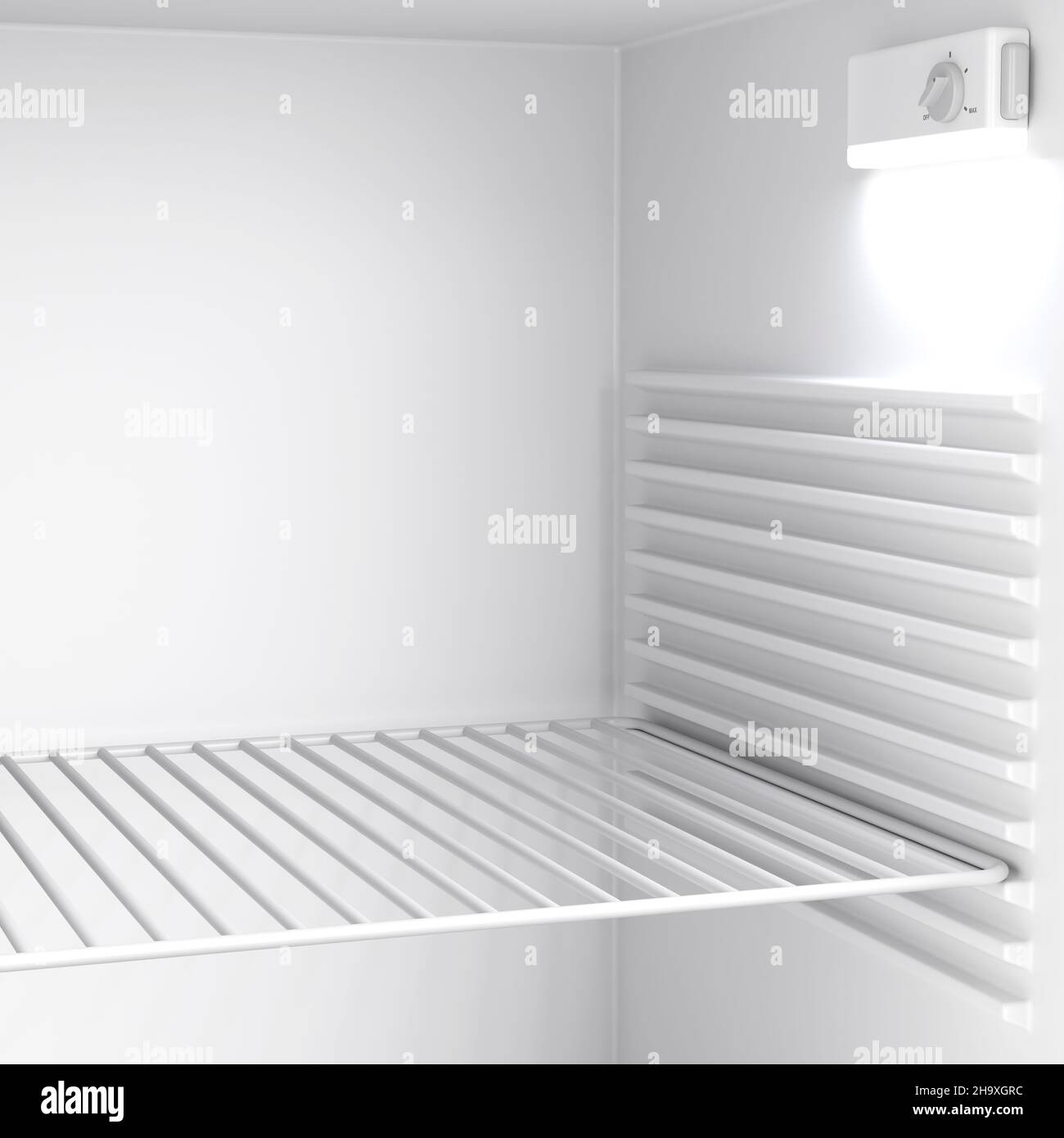 Empty fridge freezer hi-res stock photography and images - Alamy