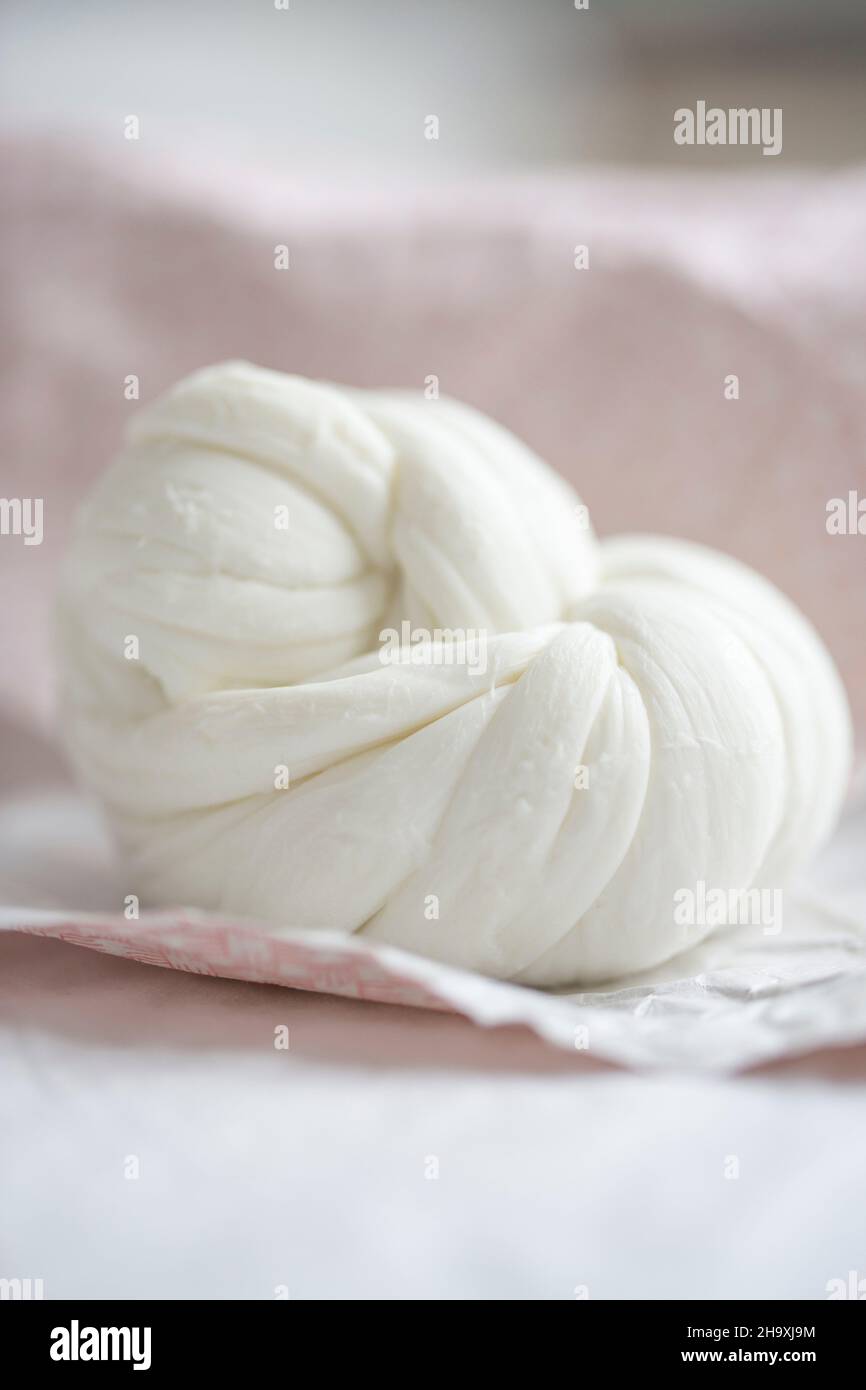 Turkish braided cheese Stock Photo - Alamy