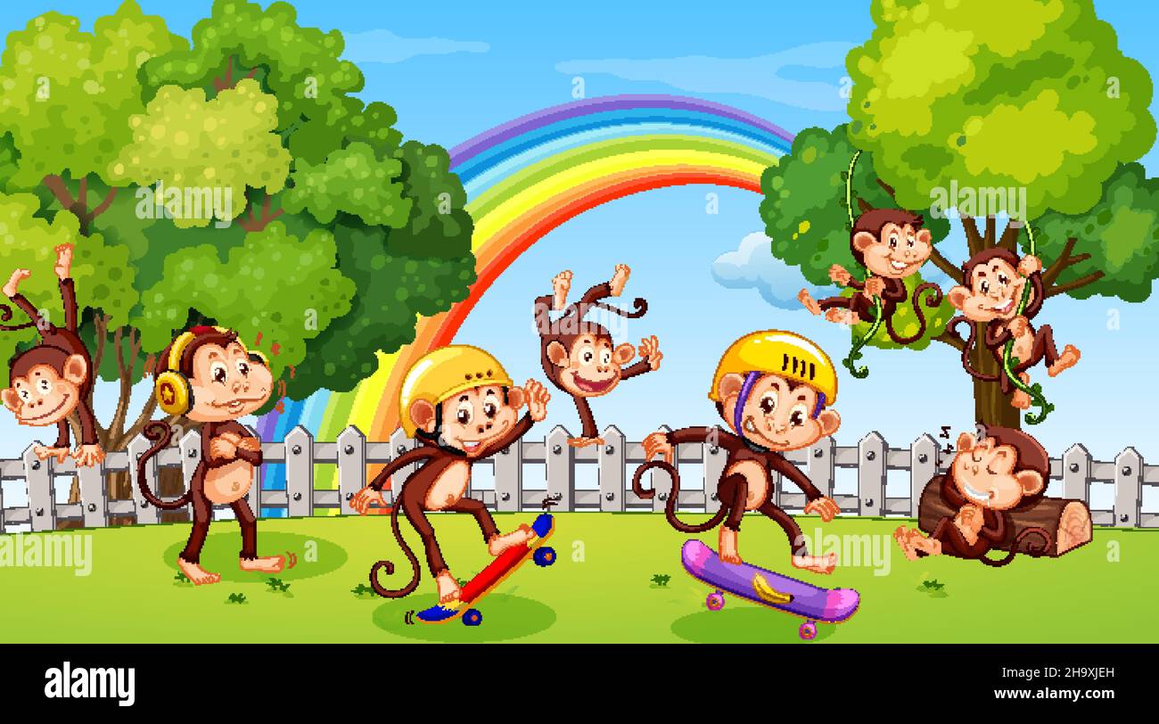 Monkey doing drawing hi-res stock photography and images - Alamy