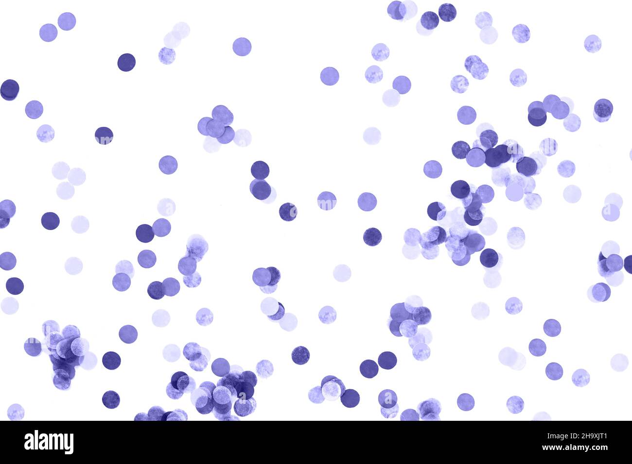 Purple confetti background. Flat lay style. Festive concept Stock Photo ...