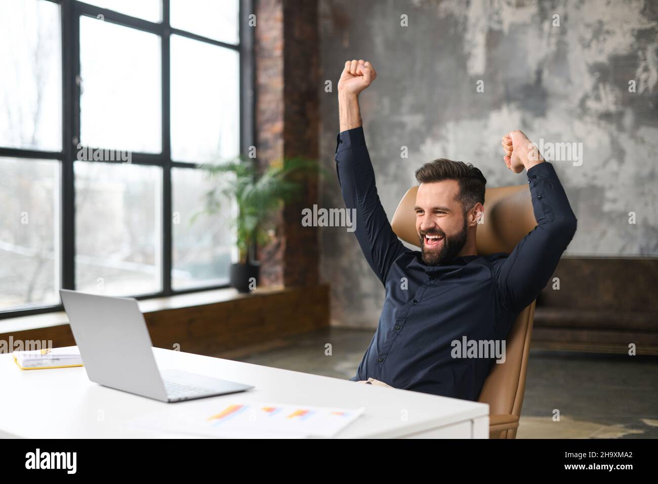 Overjoyed programmer hi-res stock photography and images - Alamy