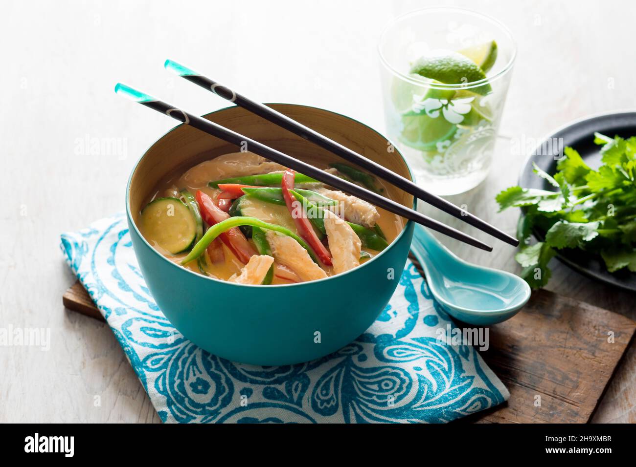 Quick and Easy Laksa Stock Photo - Alamy