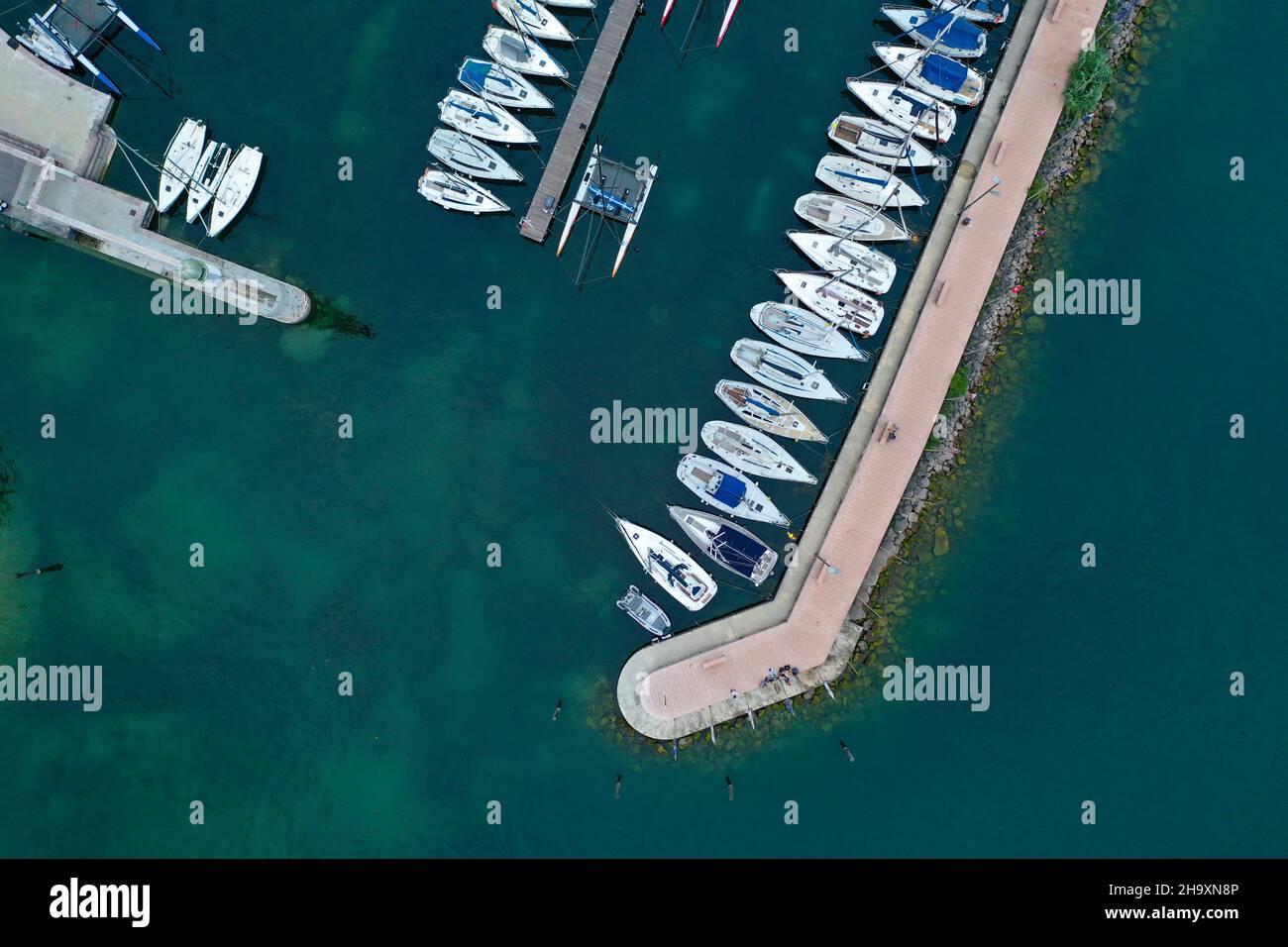 Yachts in marine, Italy Stock Photo - Alamy
