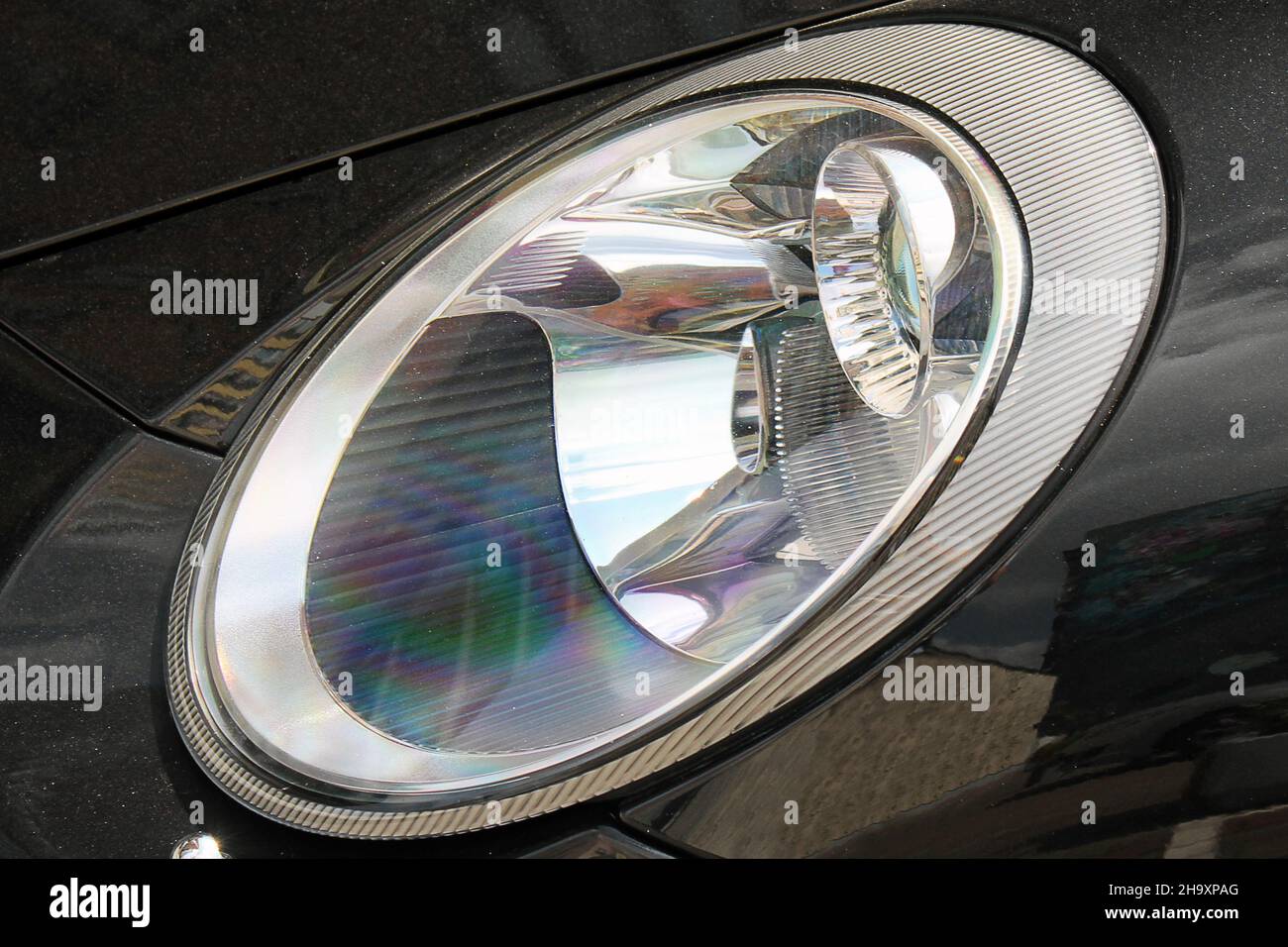 Car headlights. Luxury Headlights. Part of the car Stock Photo - Alamy