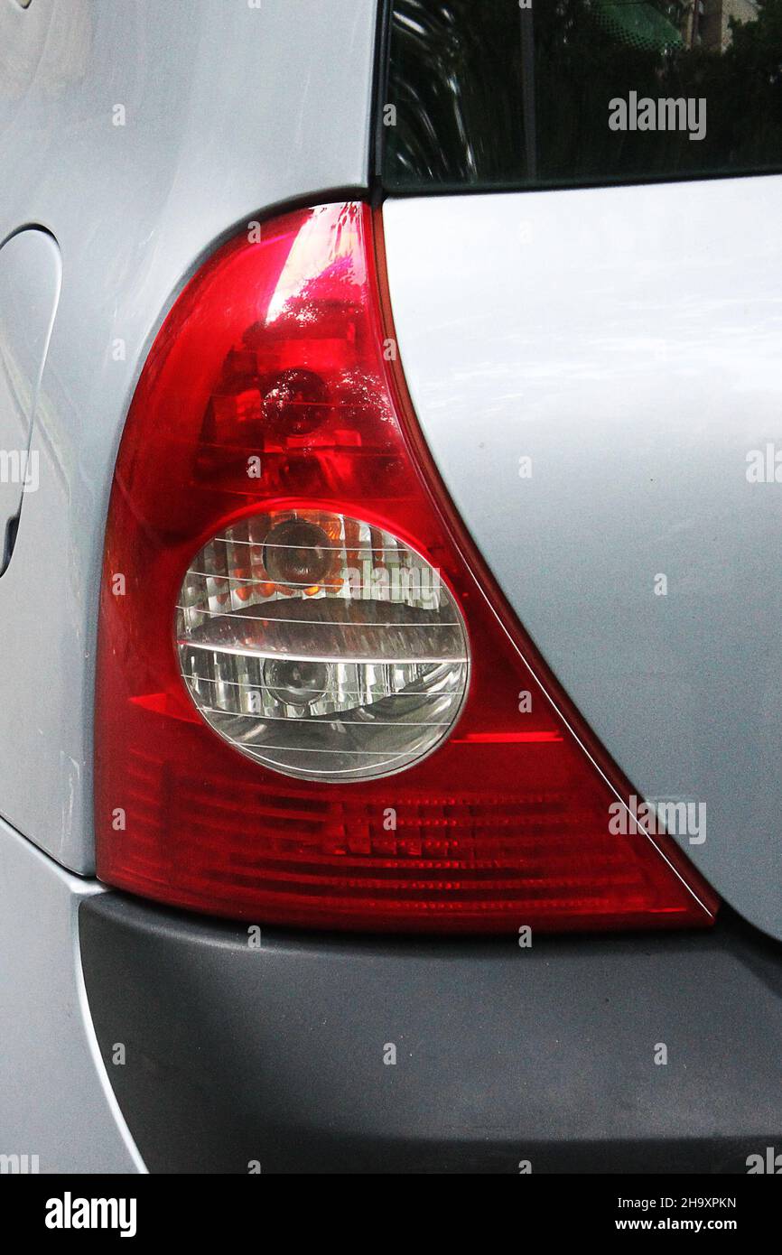 Car headlights. Headlight. Part of the car Stock Photo - Alamy