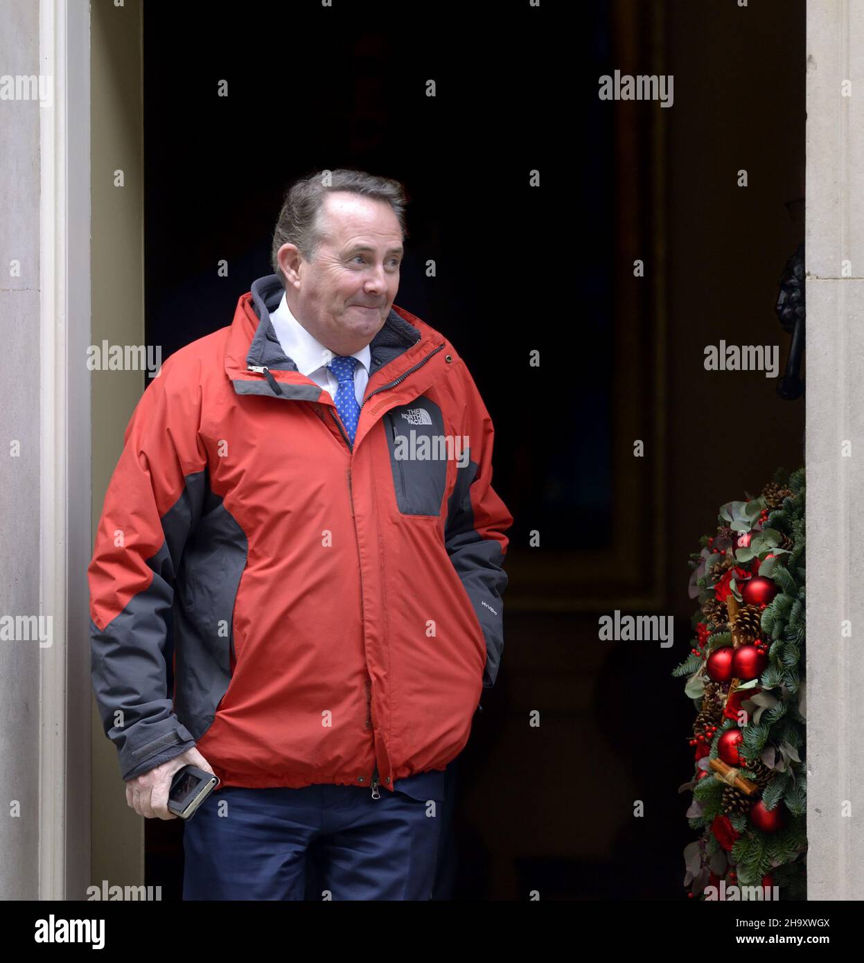 Dr Liam Fox MP (Con: North Somerset) leaving Downing Street, 8th ...