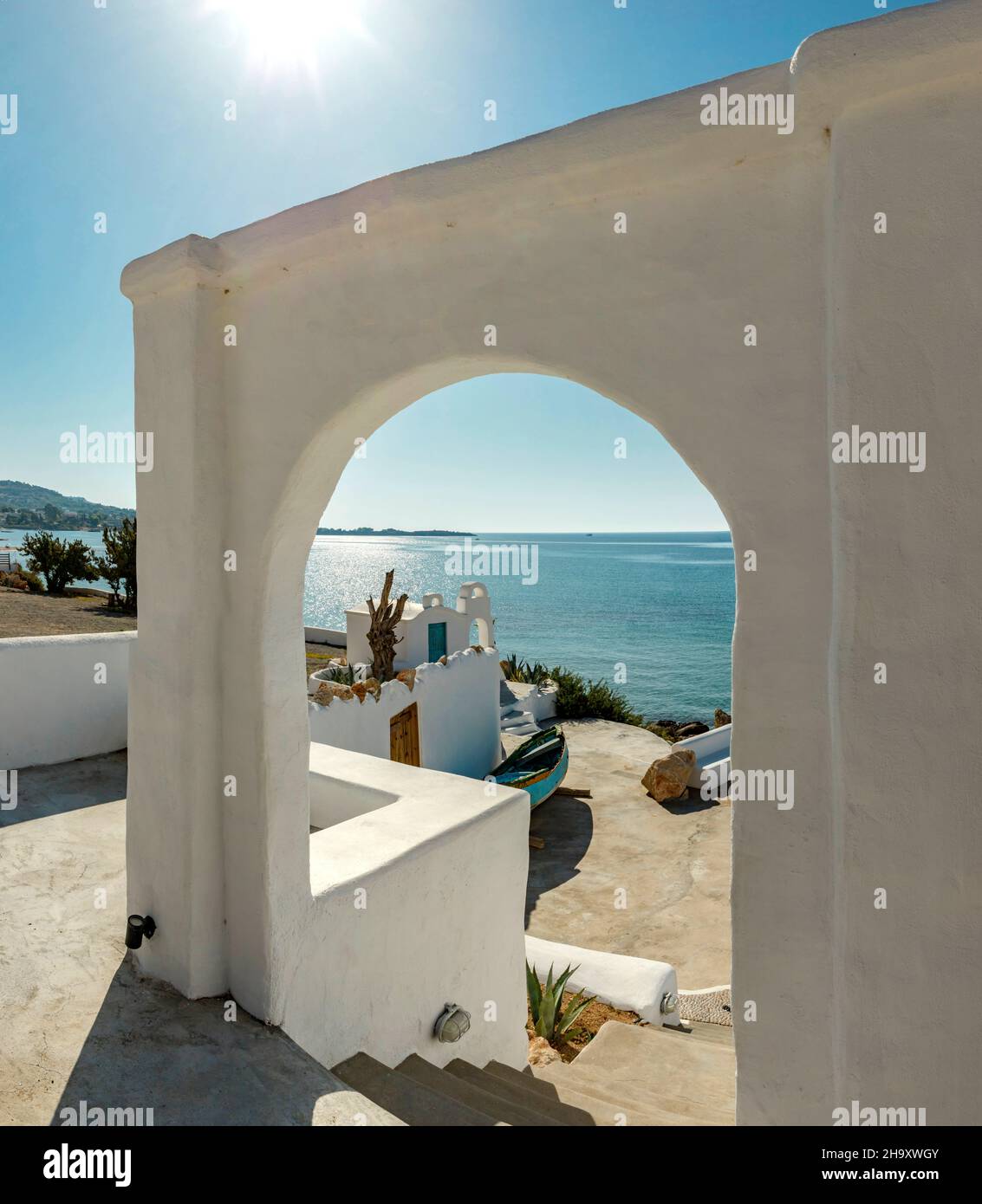 Surroundings of Plakia Beach Stock Photo - Alamy