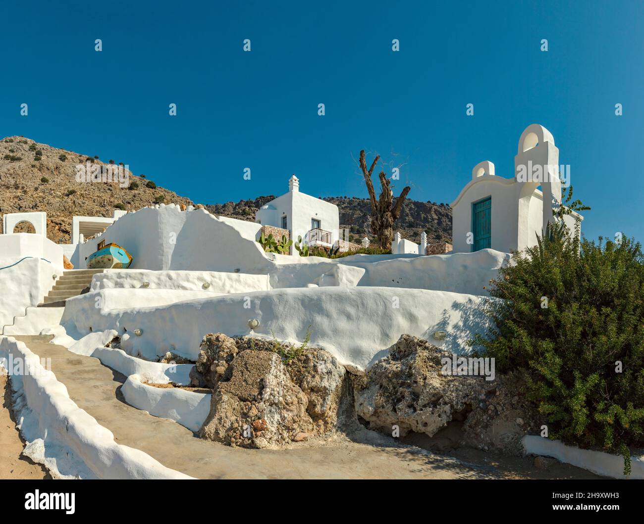 Surroundings of Plakia Beach Stock Photo - Alamy
