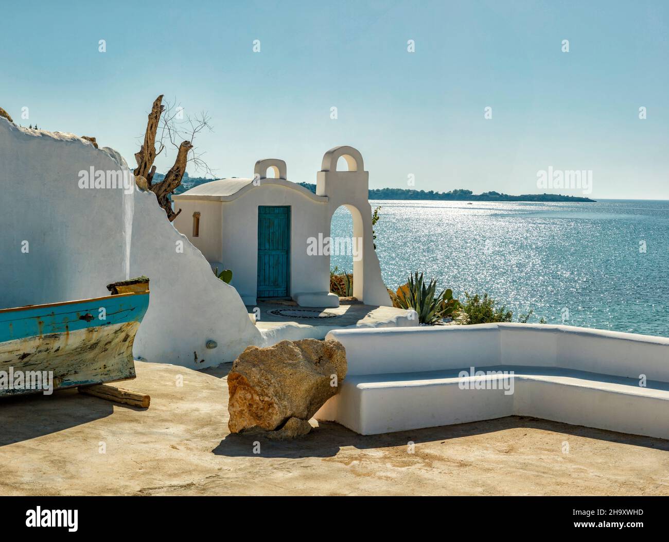 Surroundings of Plakia Beach Stock Photo - Alamy