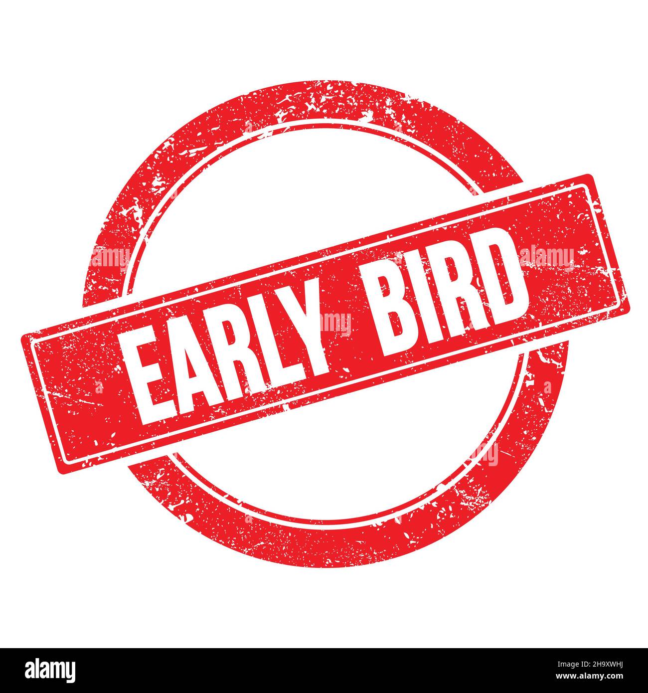 Early bird stamp sign seal hi-res stock photography and images - Alamy