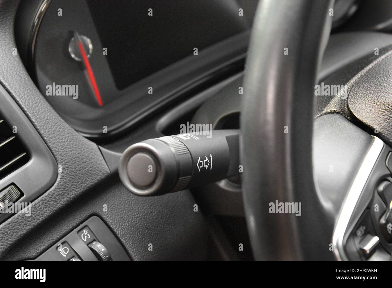 Car interior luxury service. Car interior details Stock Photo - Alamy