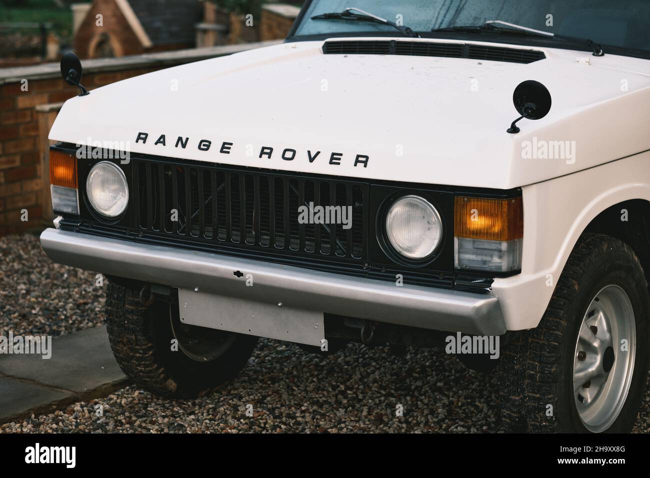 Classic Range Rover Stock Photo - Alamy