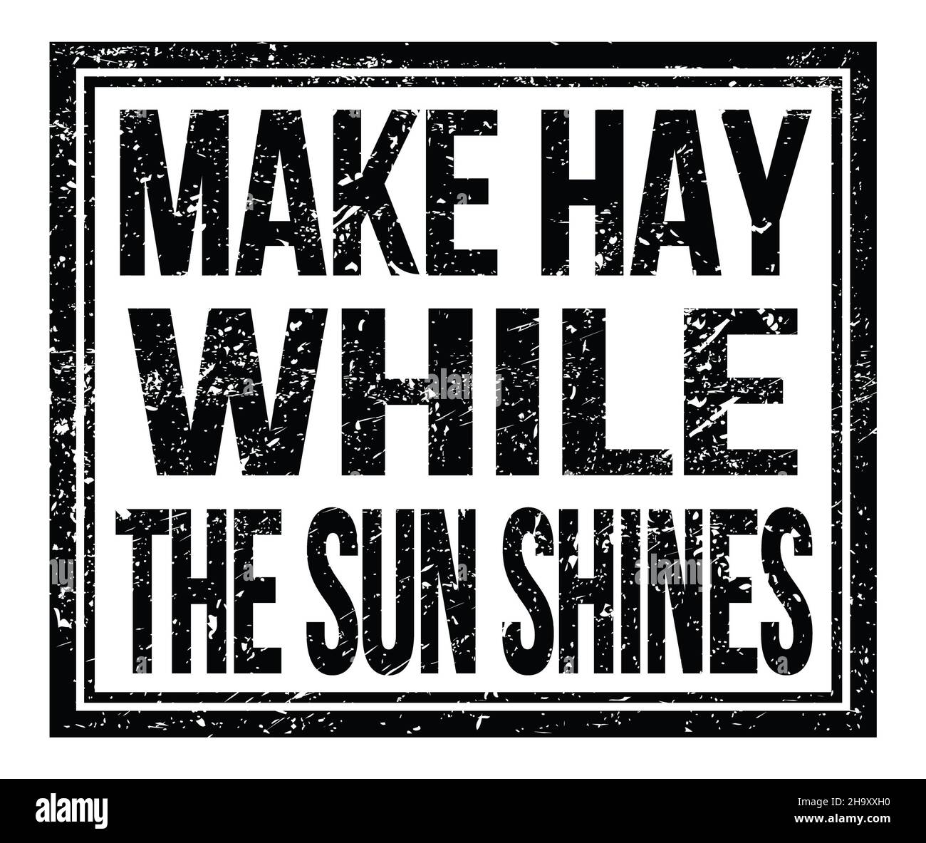 Make hay while the sun shines Cut Out Stock Images & Pictures - Alamy