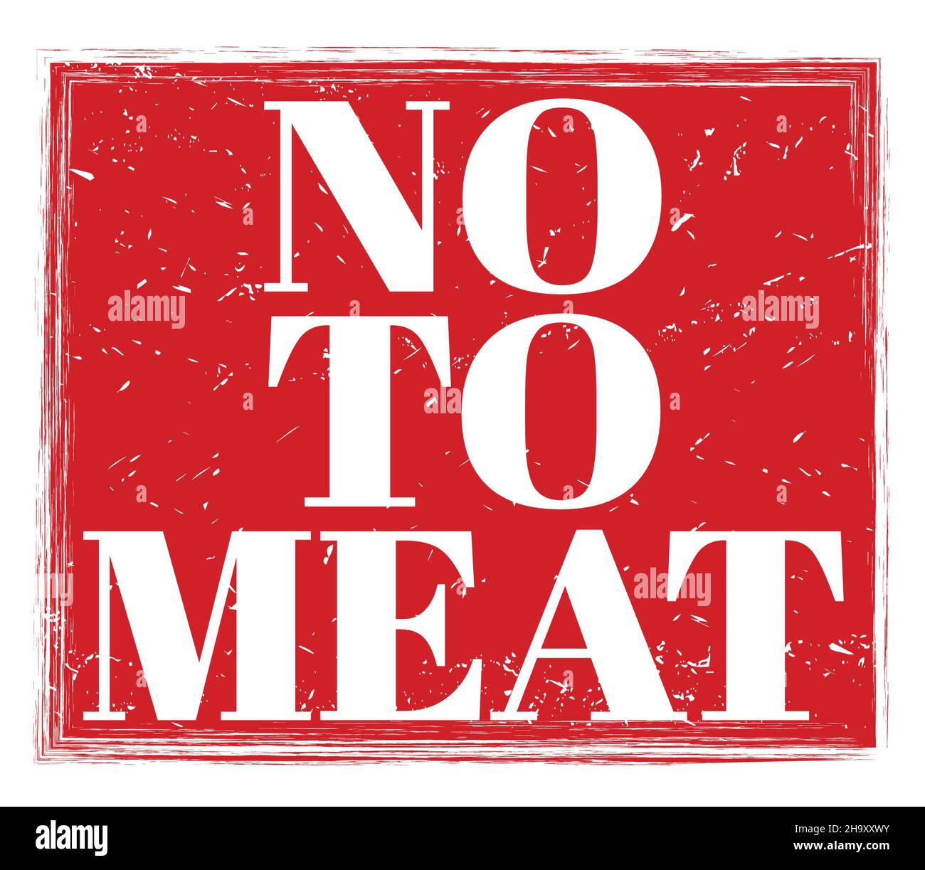 No meat sign Cut Out Stock Images & Pictures - Alamy