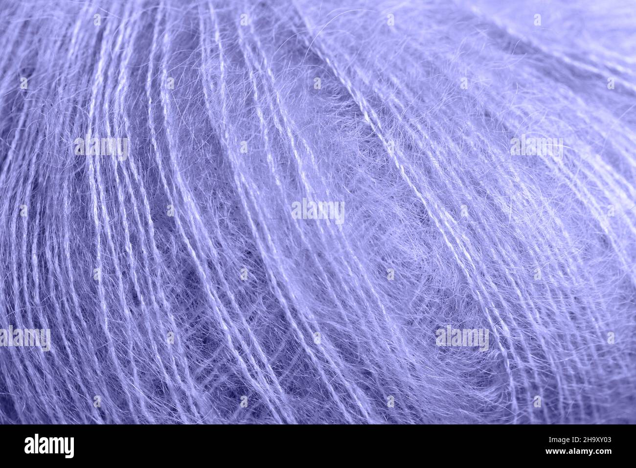 Mohair kid silk texture close-up in the colors of the year 2022 Stock ...