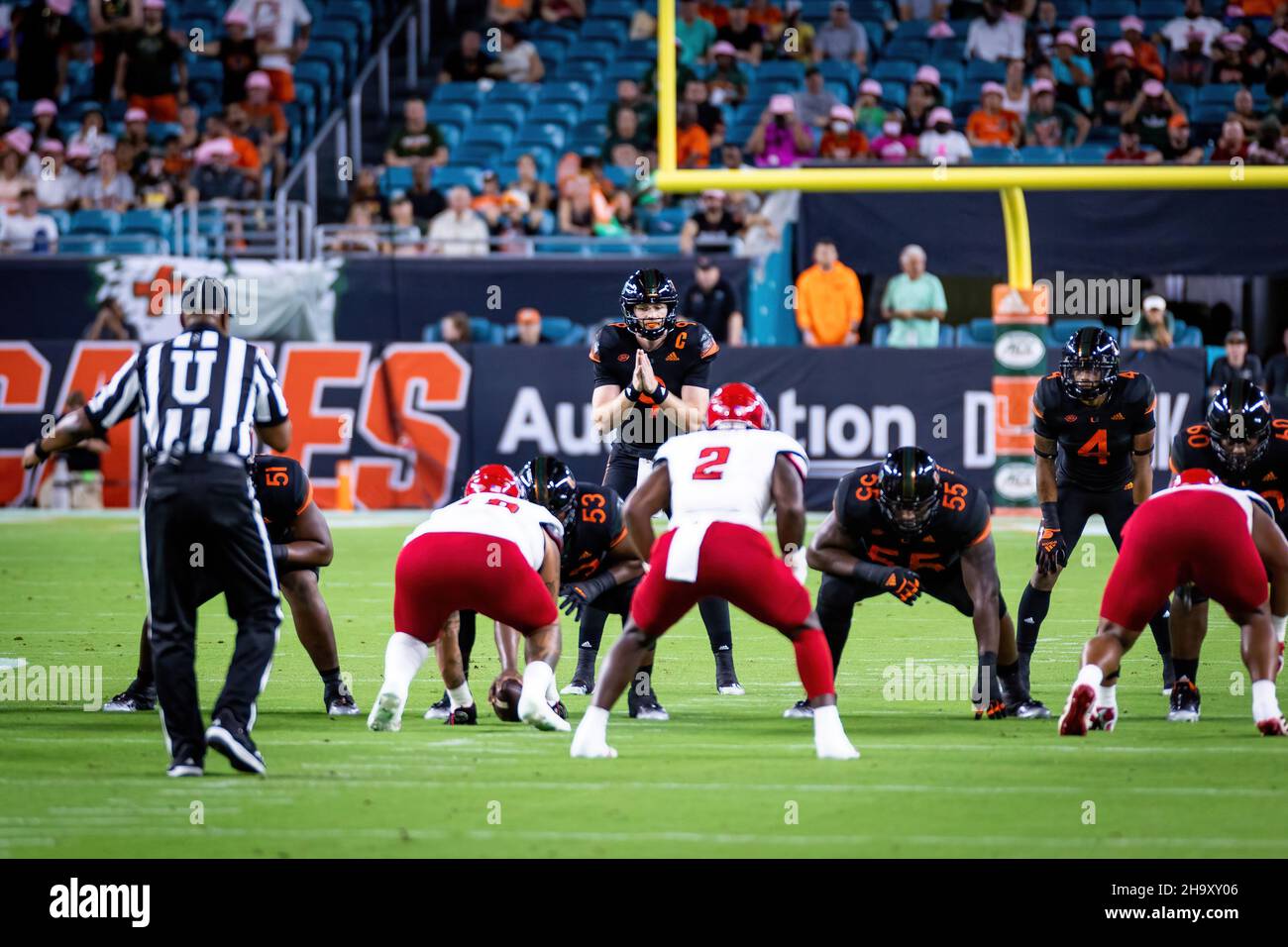 Oct. 23, 2021 - Miami Gardens, Florida, USA: Miami Hurricanes v NC ...