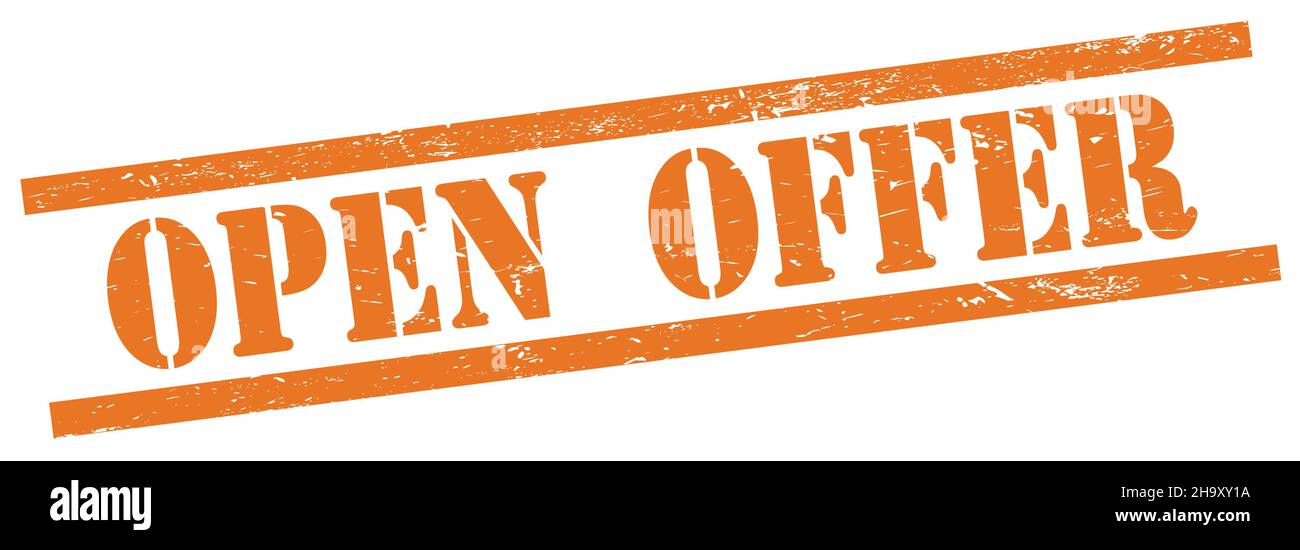 Open offer stamp hi-res stock photography and images - Alamy