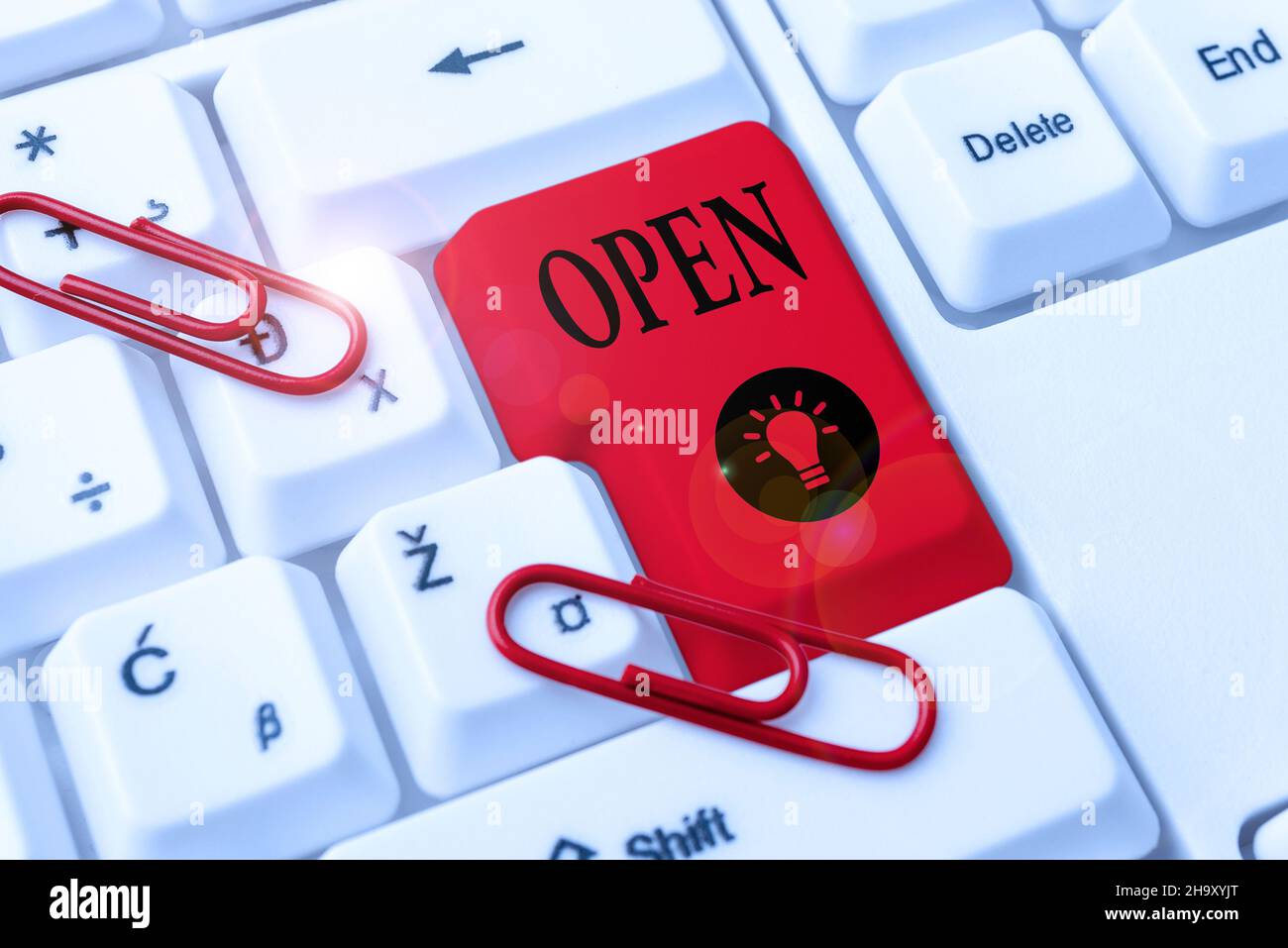 Conceptual caption Open. Internet Concept New Beginning Business ...