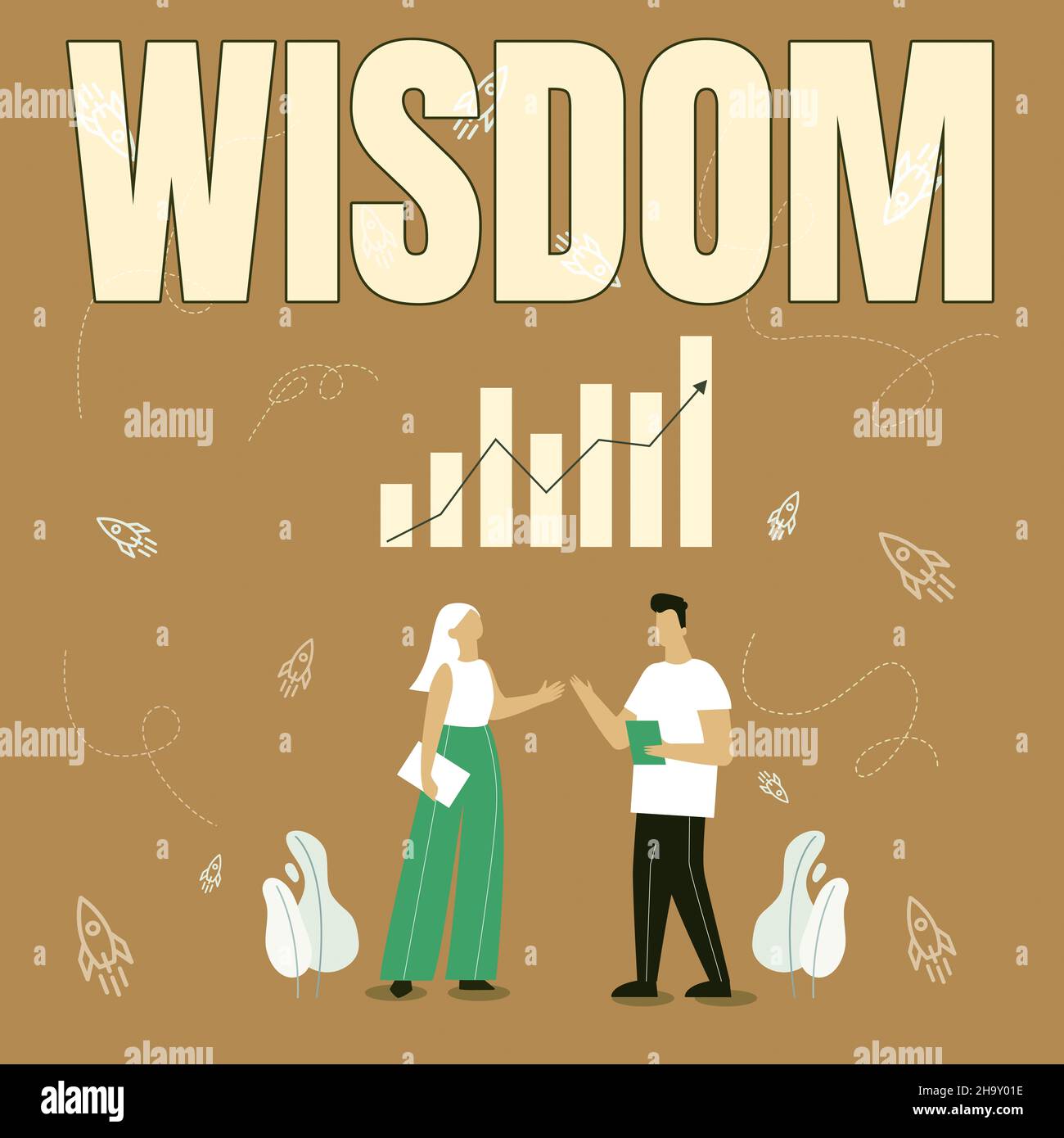 Inspiration showing sign Wisdom. Word Written on quality having ...