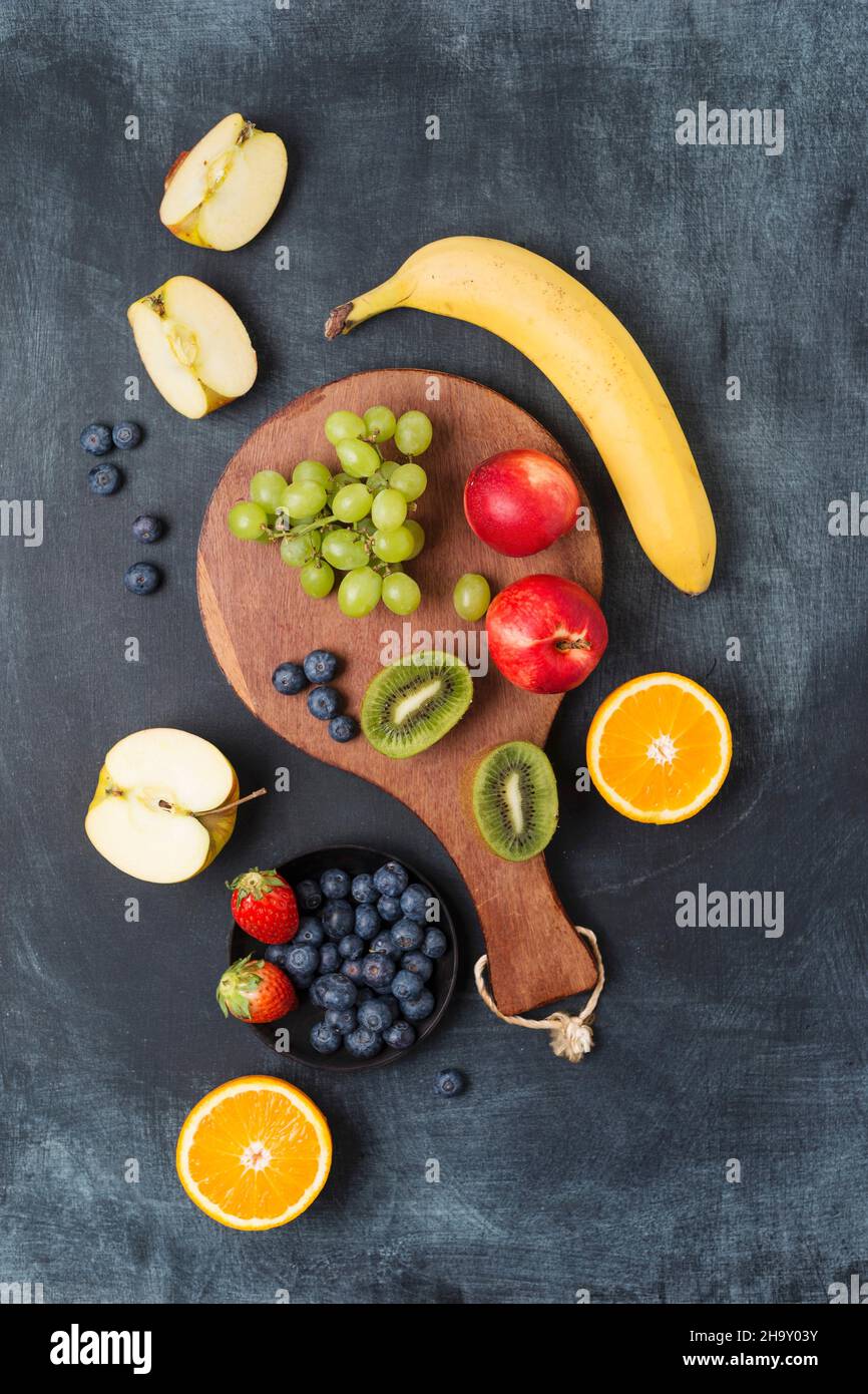 Photo of various fruits hi-res stock photography and images - Alamy