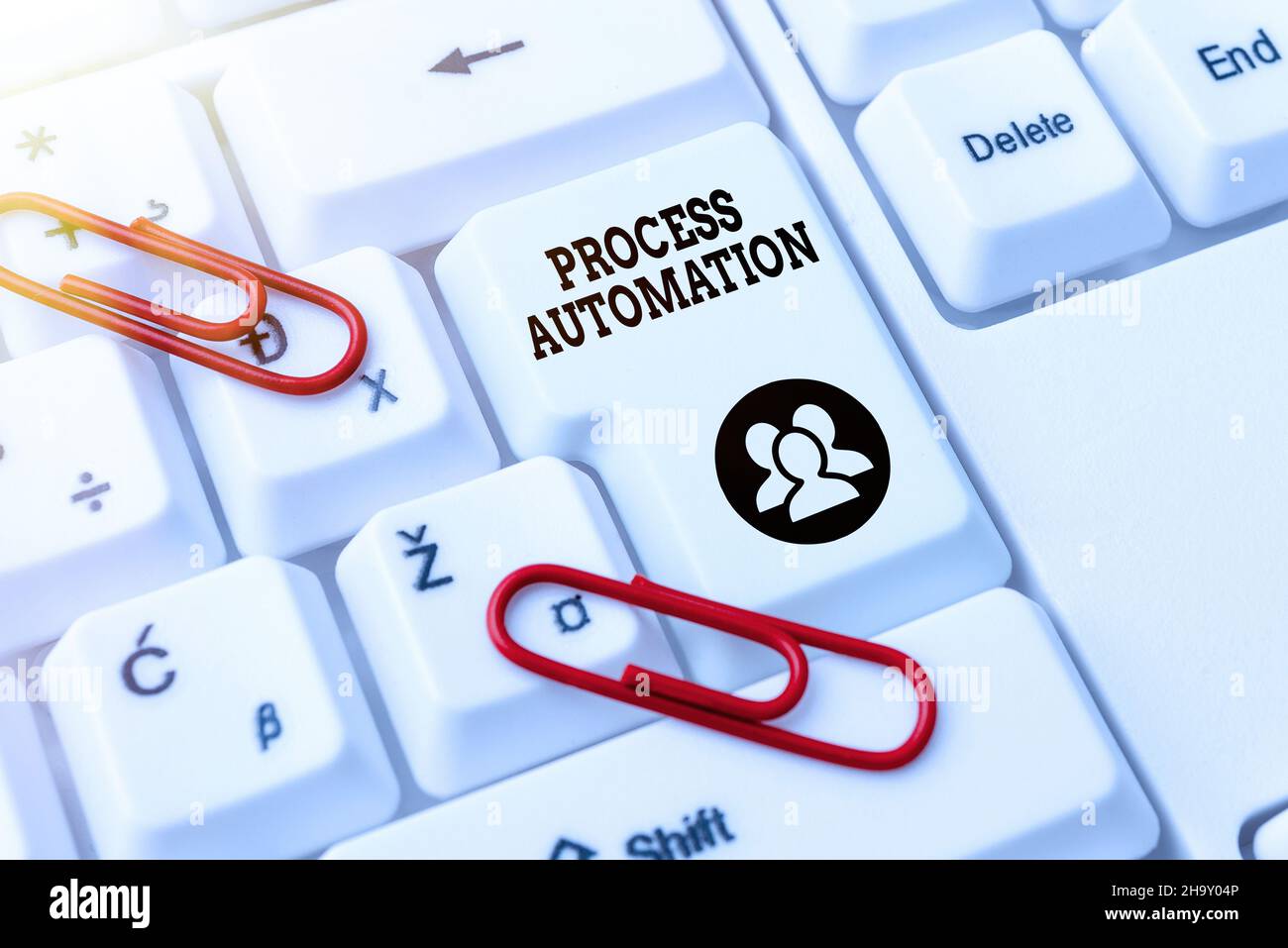 Sign displaying Process Automation. Business idea Transformation ...