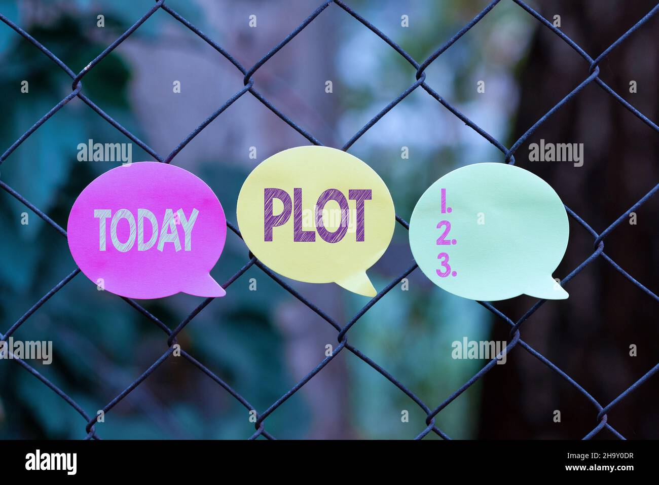 Hand writing sign Plot. Business concept sequence of events inside a ...