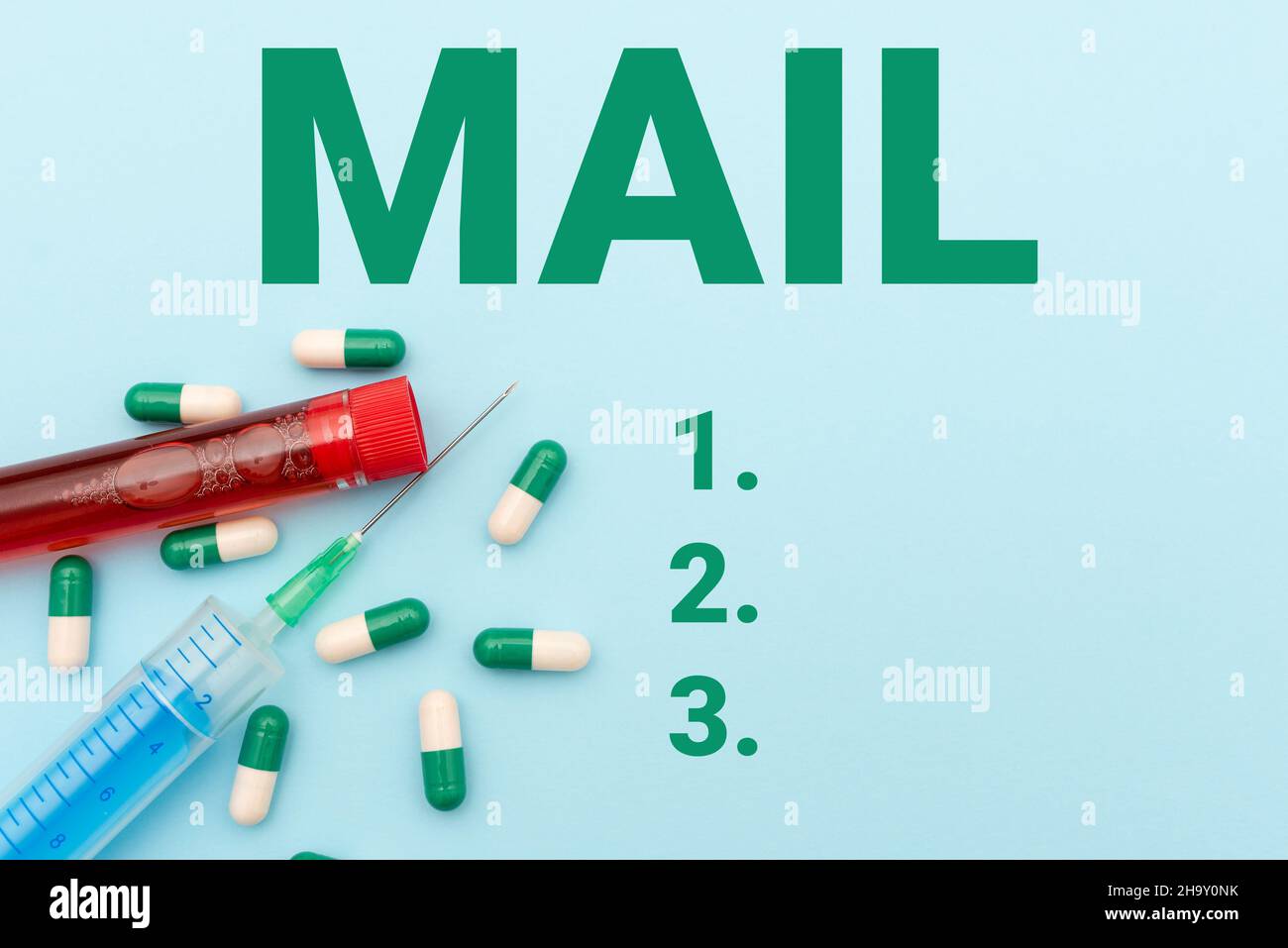 Sign displaying Mail. Conceptual photo letters or parcel sent or ...