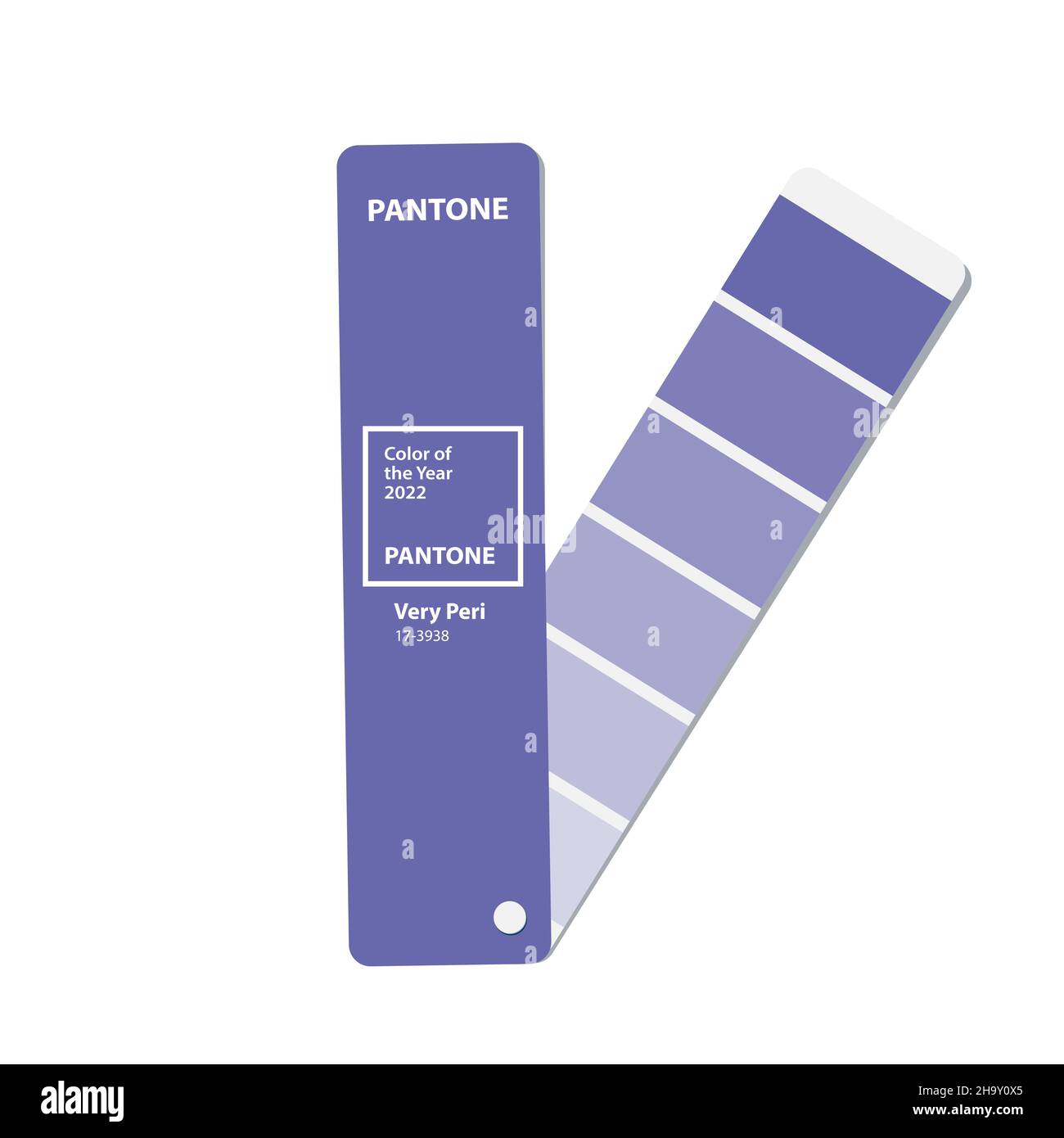 CARLSTADT, NEW JERSEY, USA - DECEMBER 9, 2021: Announcing the pantone ...