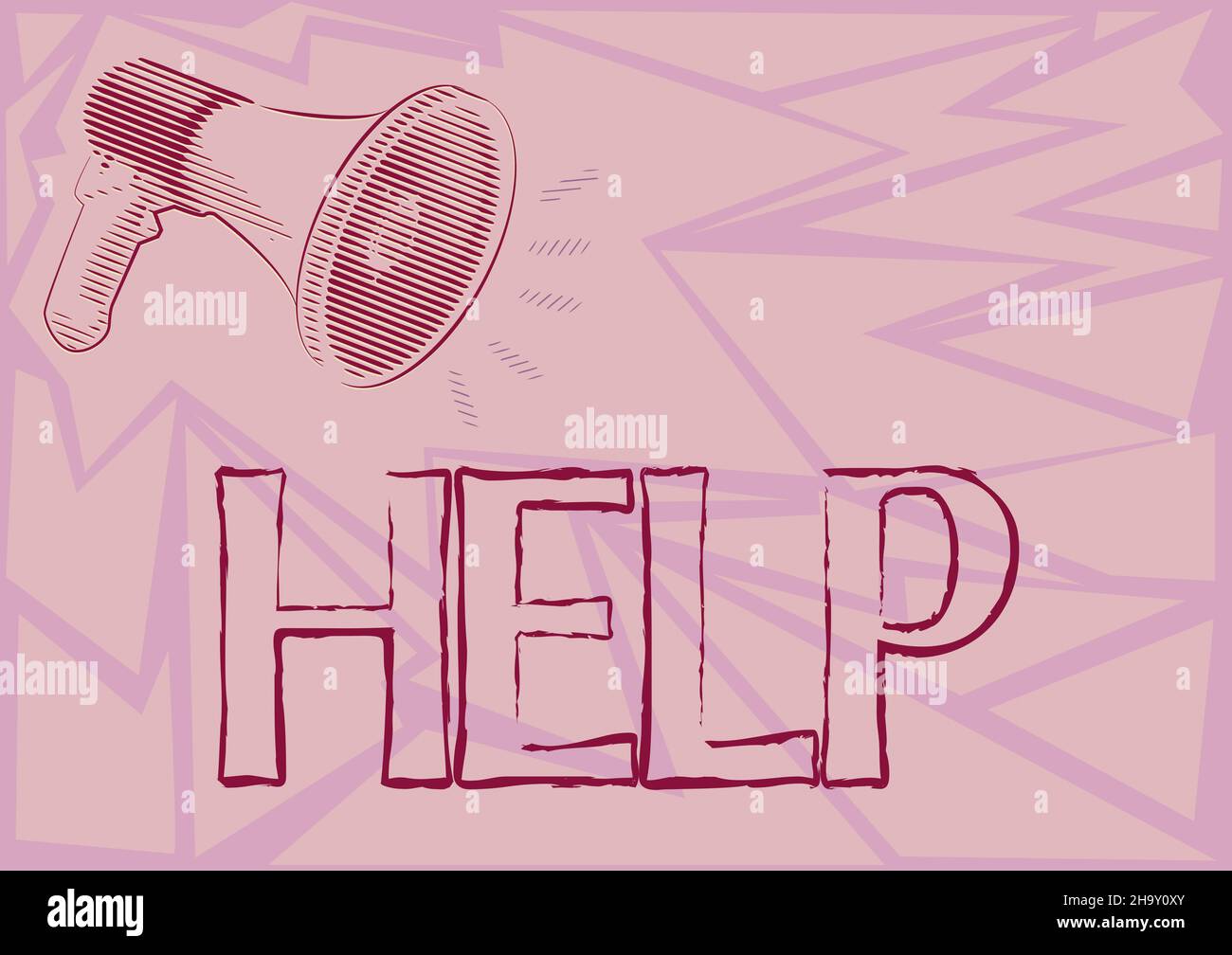 Helping Hand Illustration High Resolution Stock Photography and Images ...