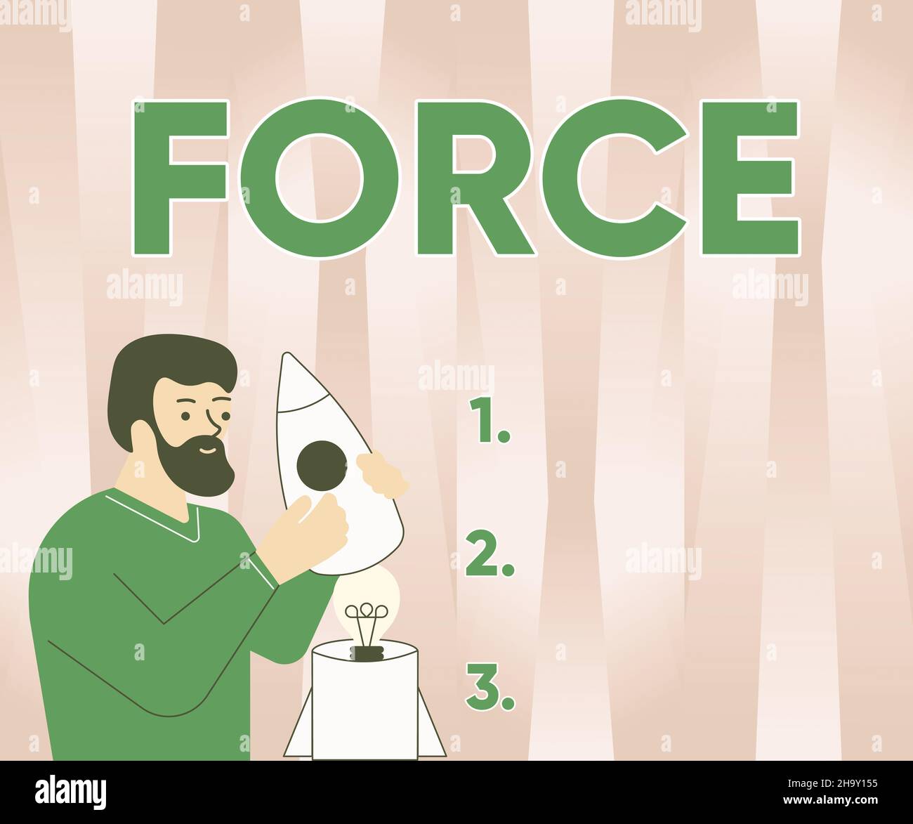 Writing displaying text Force. Business showcase strength or energy as ...