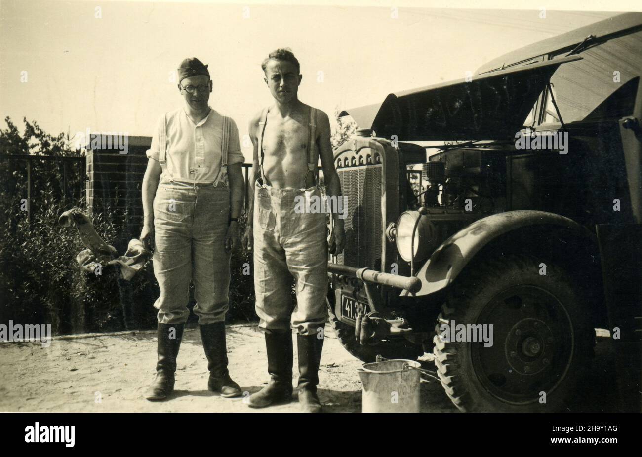 WWII - WW2 German wehrmacht soldiers in Kellerberg, Austria, summer ...