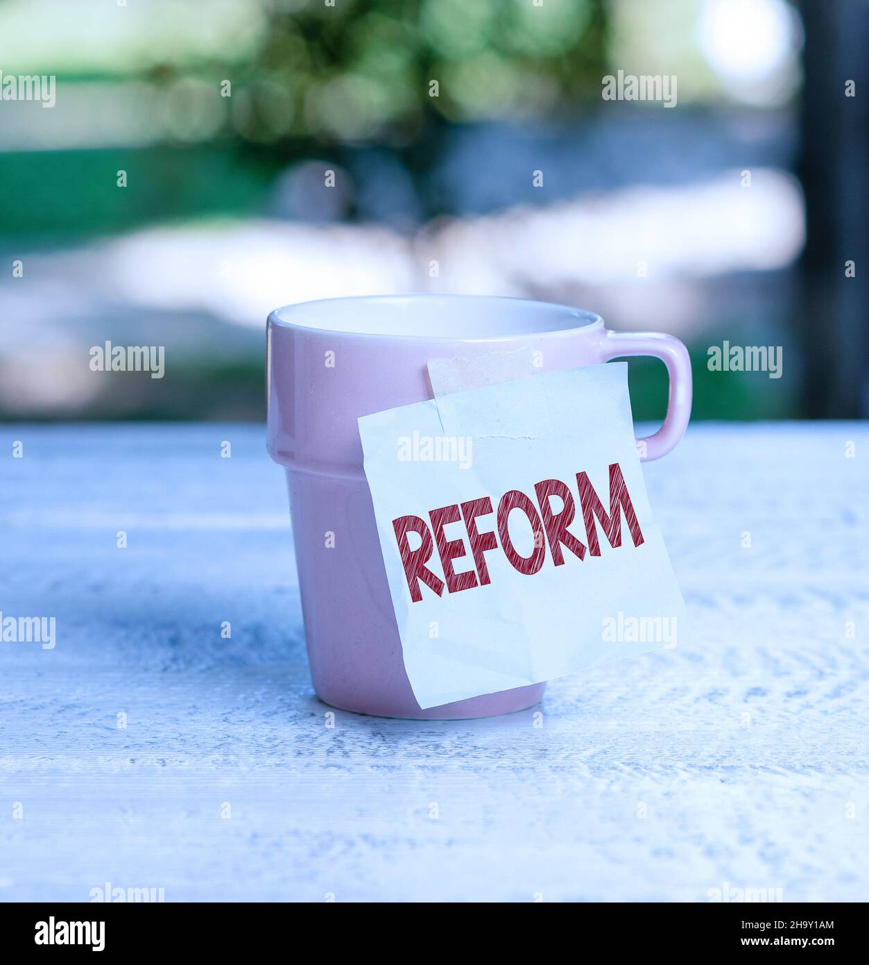 Inspiration showing sign Reform. Internet Concept to amend or improve ...