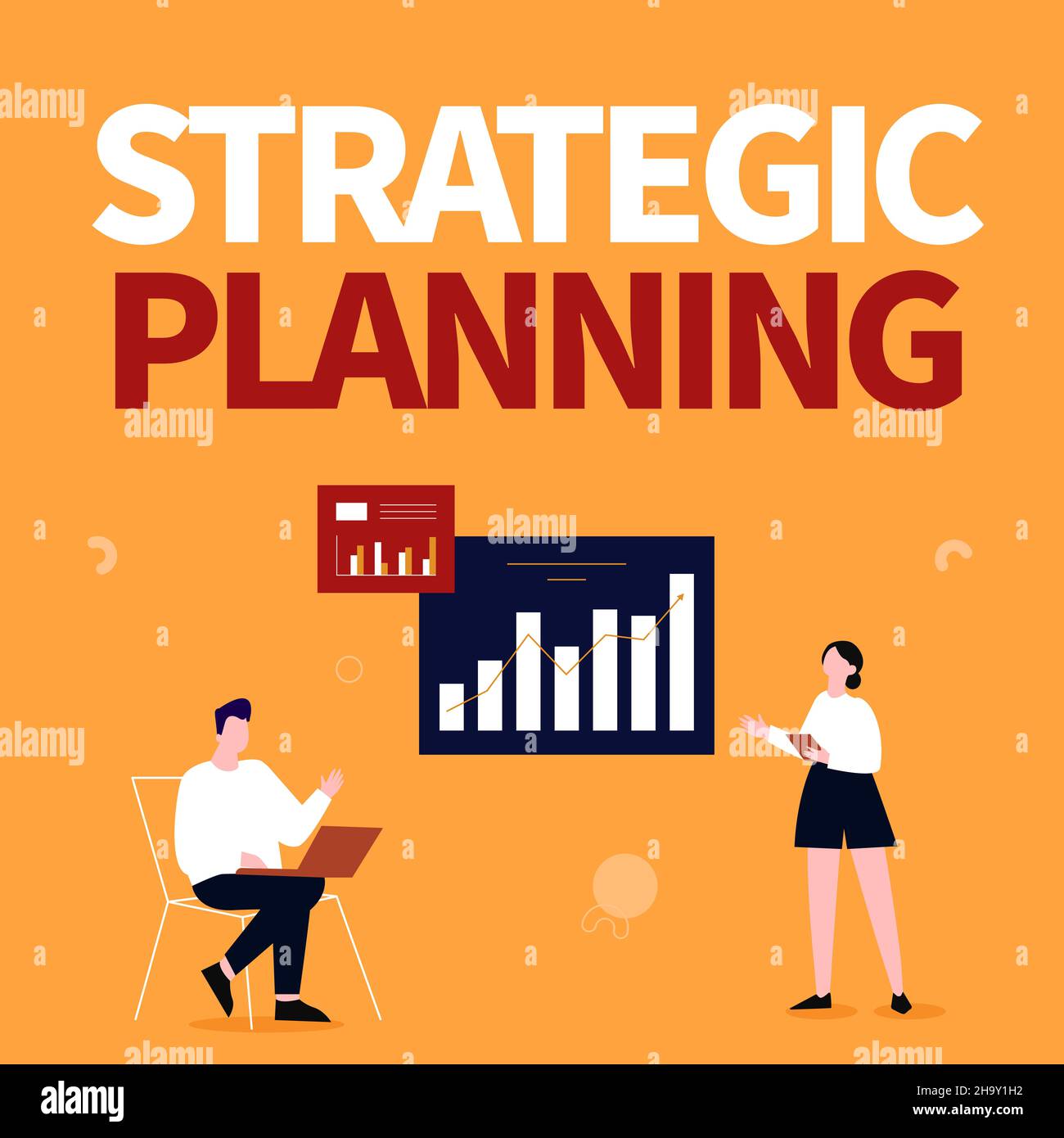 Text sign showing Strategic Planning. Word for Organizational ...