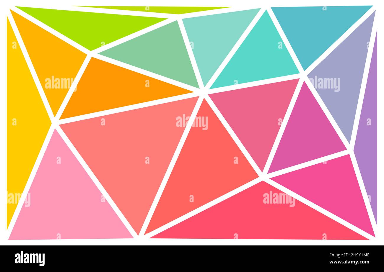 Colorful triangles background. Vector illustration Stock Vector Image ...