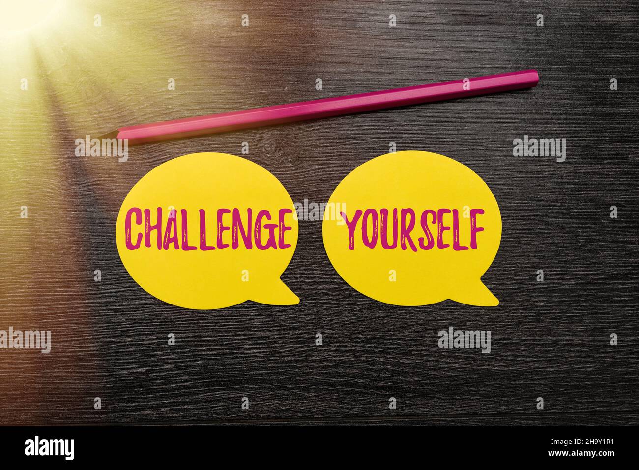 Conceptual caption Challenge Yourself. Word for Setting Higher ...