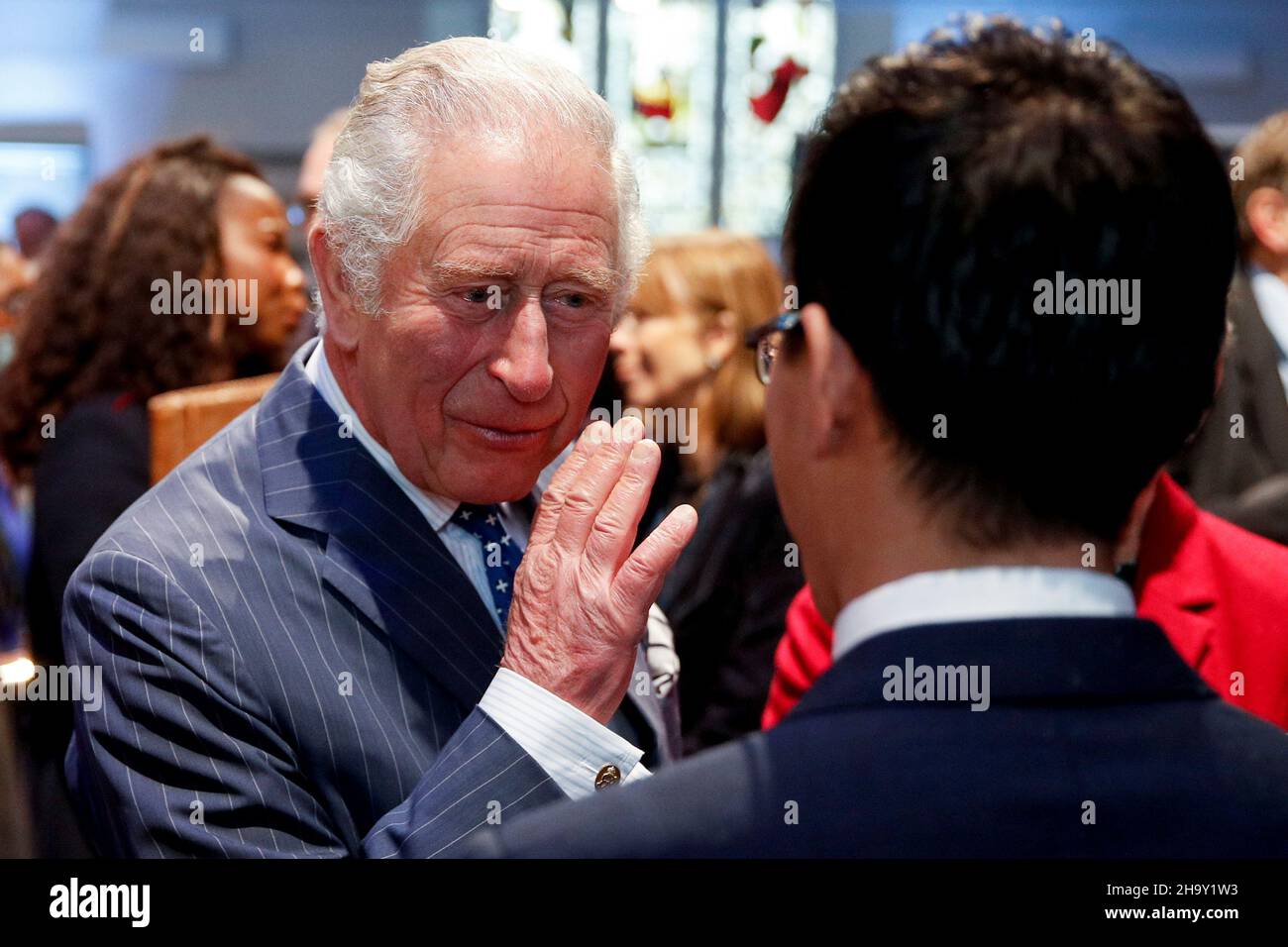The Prince of Wales during a visit to Holy Trinity Brompton (HTB) in ...