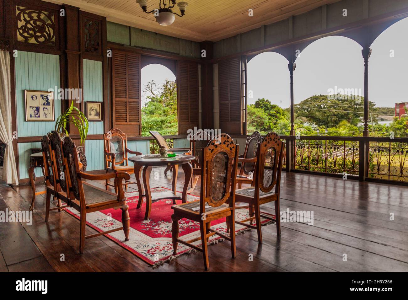 SILAY, PHILIPPINES - FEBRUARY 5, 2018: Interior of Balay Negrense ...