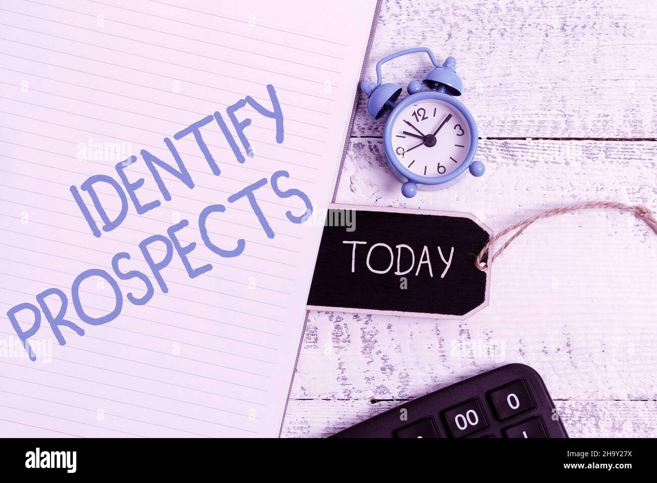 Conceptual display Identify Prospects. Word Written on Possible client ...