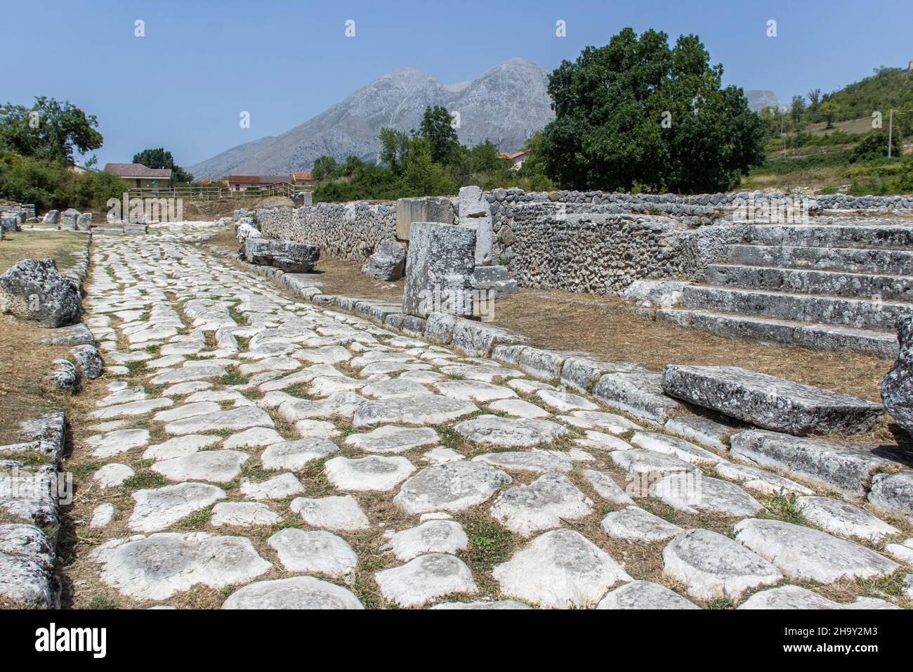 Alba Fucens is am archaeological site built in the 4th century BC. as a ...