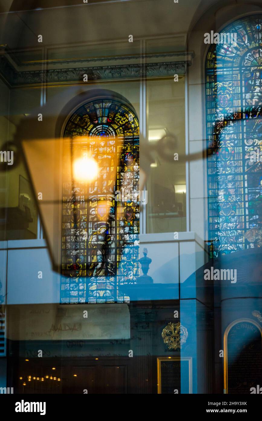 Reflections, Saint Vedast-alias-Foster, built by Christopher Wren in ...