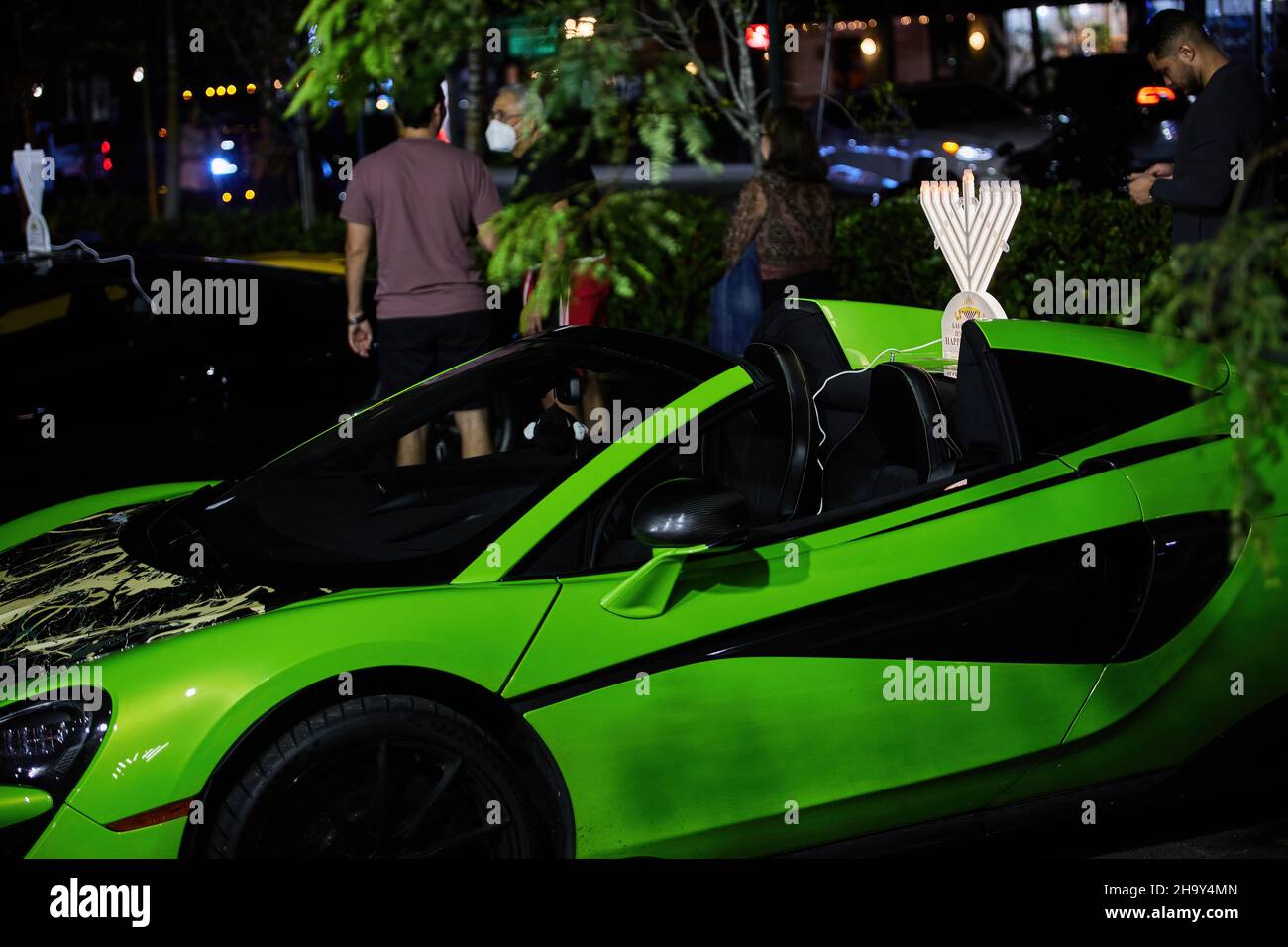 Dec. 01, 2021 - Fort Lauderdale, Florida, USA: Grand menorah lighting ...