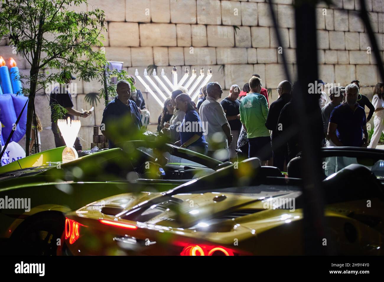 Dec. 01, 2021 - Fort Lauderdale, Florida, USA: Grand menorah lighting ...