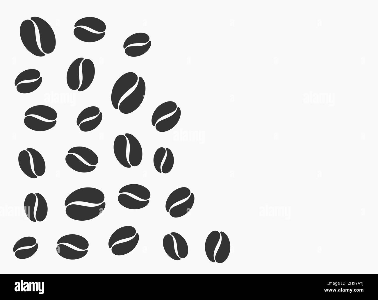 Coffee beans background. Vector illustration Stock Vector Image & Art ...