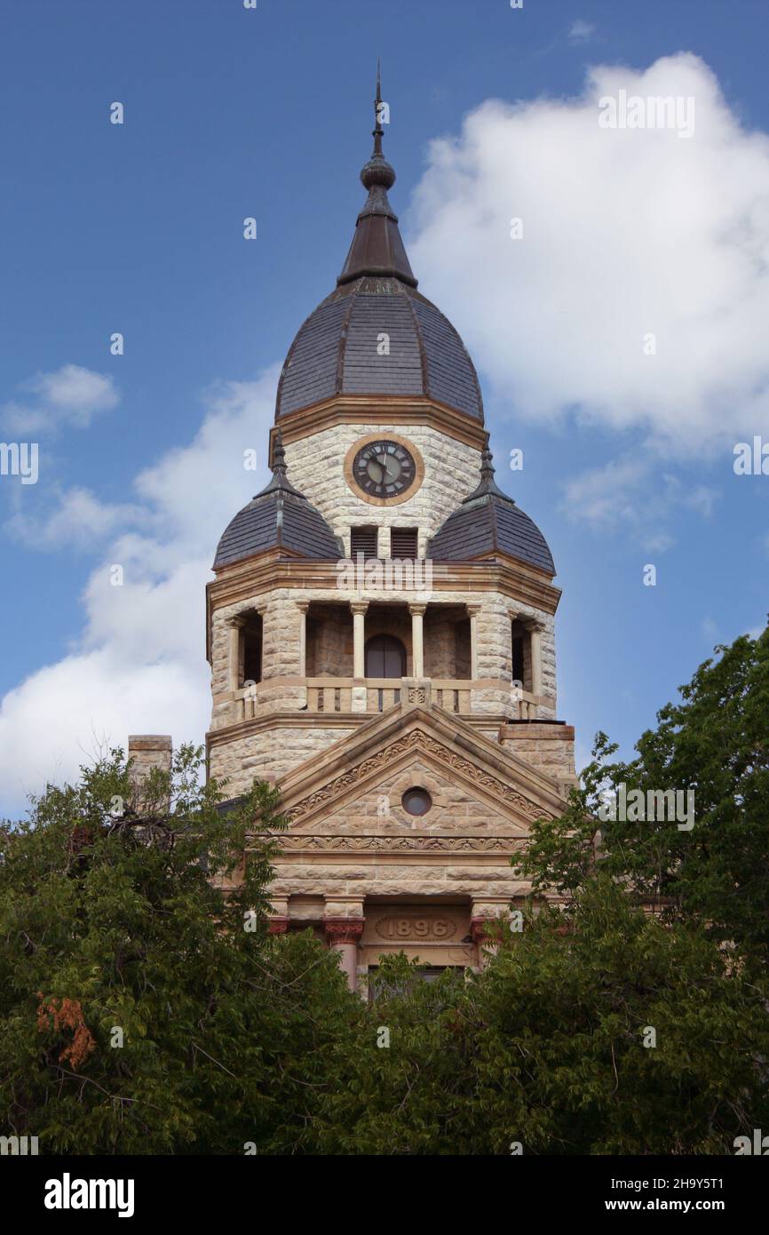 Denton County Courthouse located in Denton, TX Stock Photo - Alamy