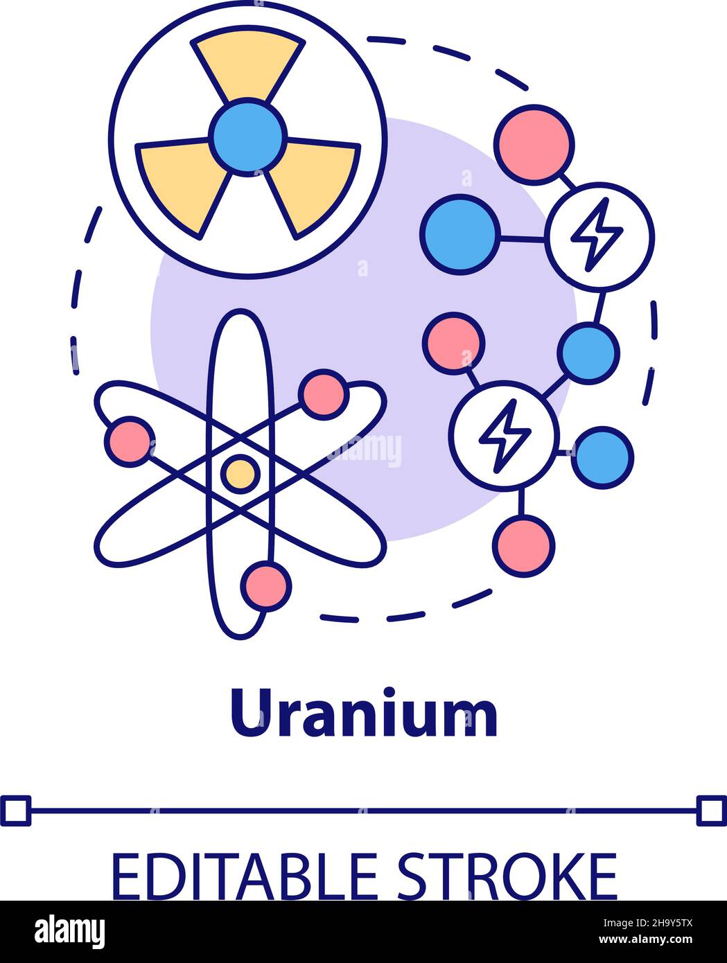 Uranium concept icon Stock Vector Image & Art - Alamy