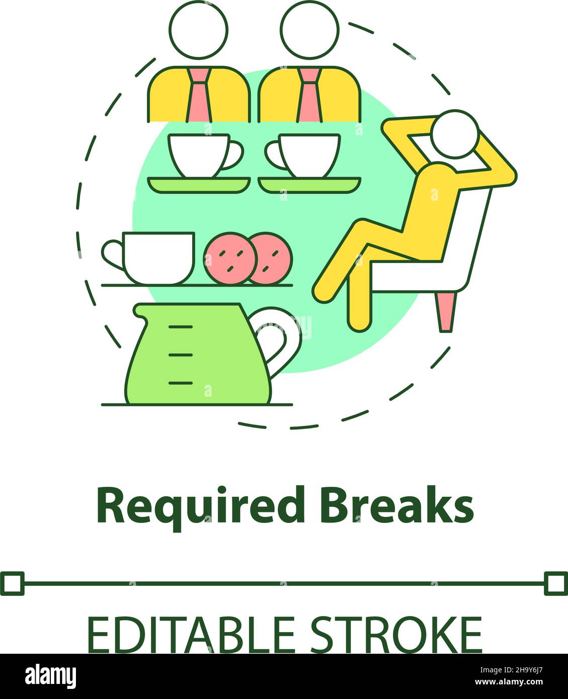 Nap break staff room Stock Vector Images - Alamy