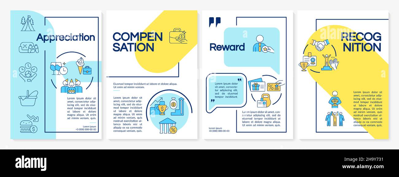 Staff incentives brochure template Stock Vector Image & Art - Alamy