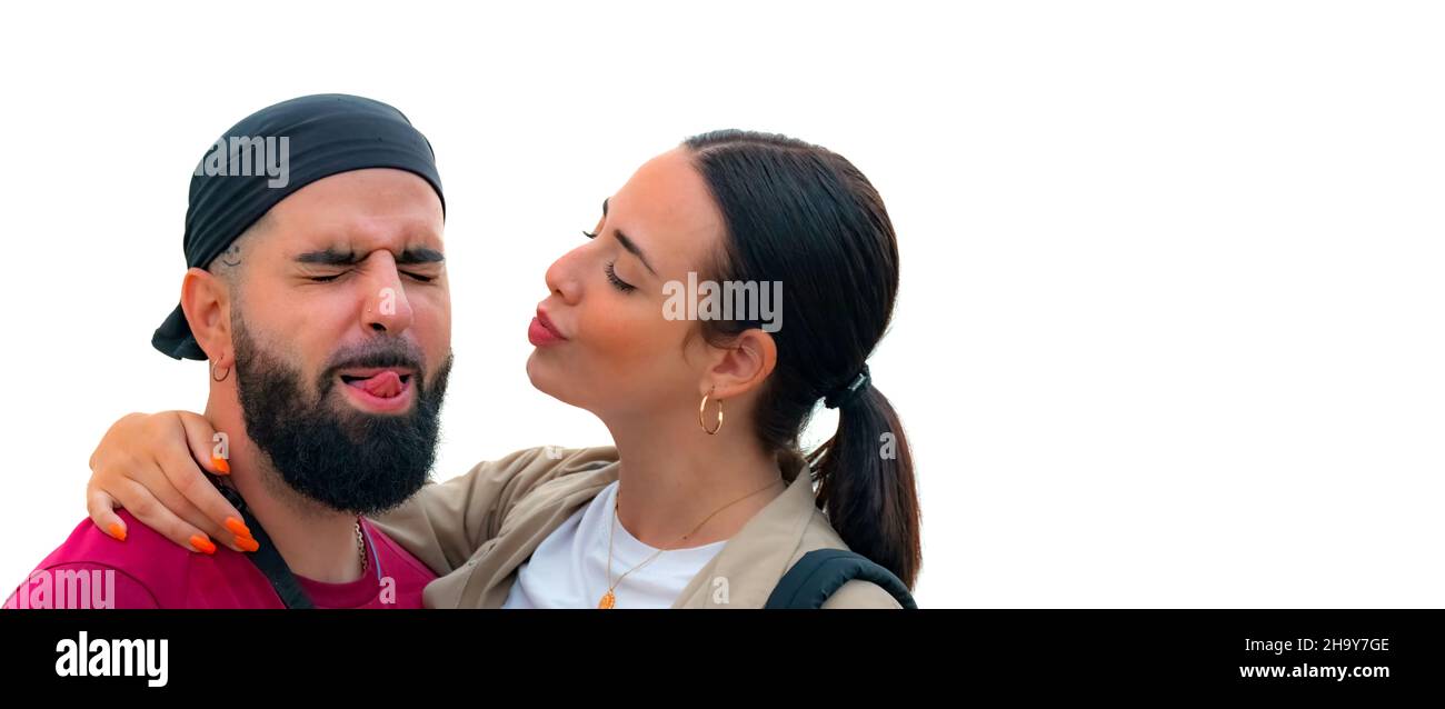 Making a disgusted face when a girl kisses us. Extreme human emotions ...