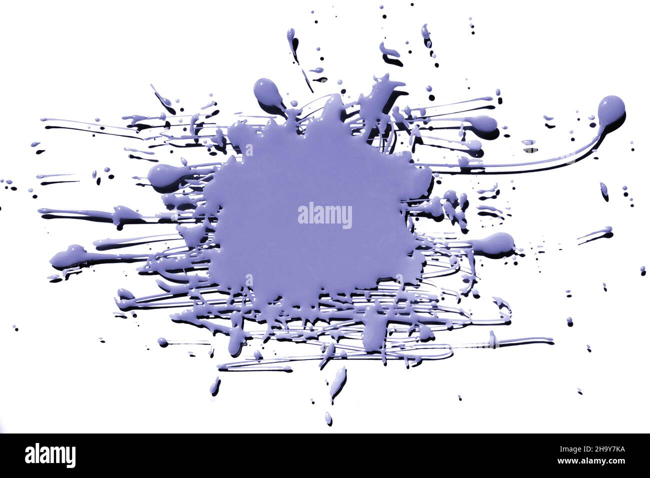 paint splashes isolated on white background, copy space Toned in color ...
