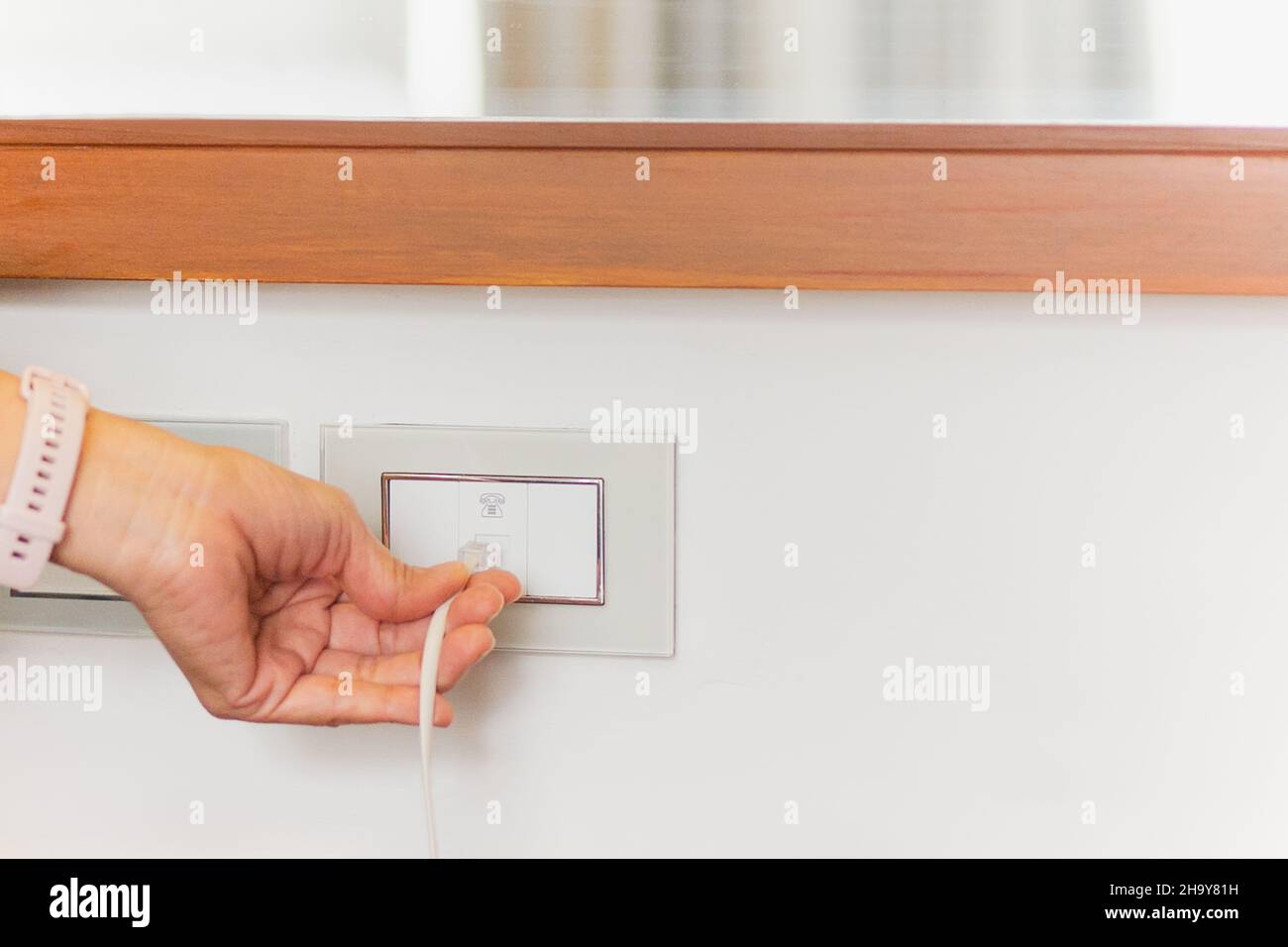 Broadband socket hi-res stock photography and images - Alamy